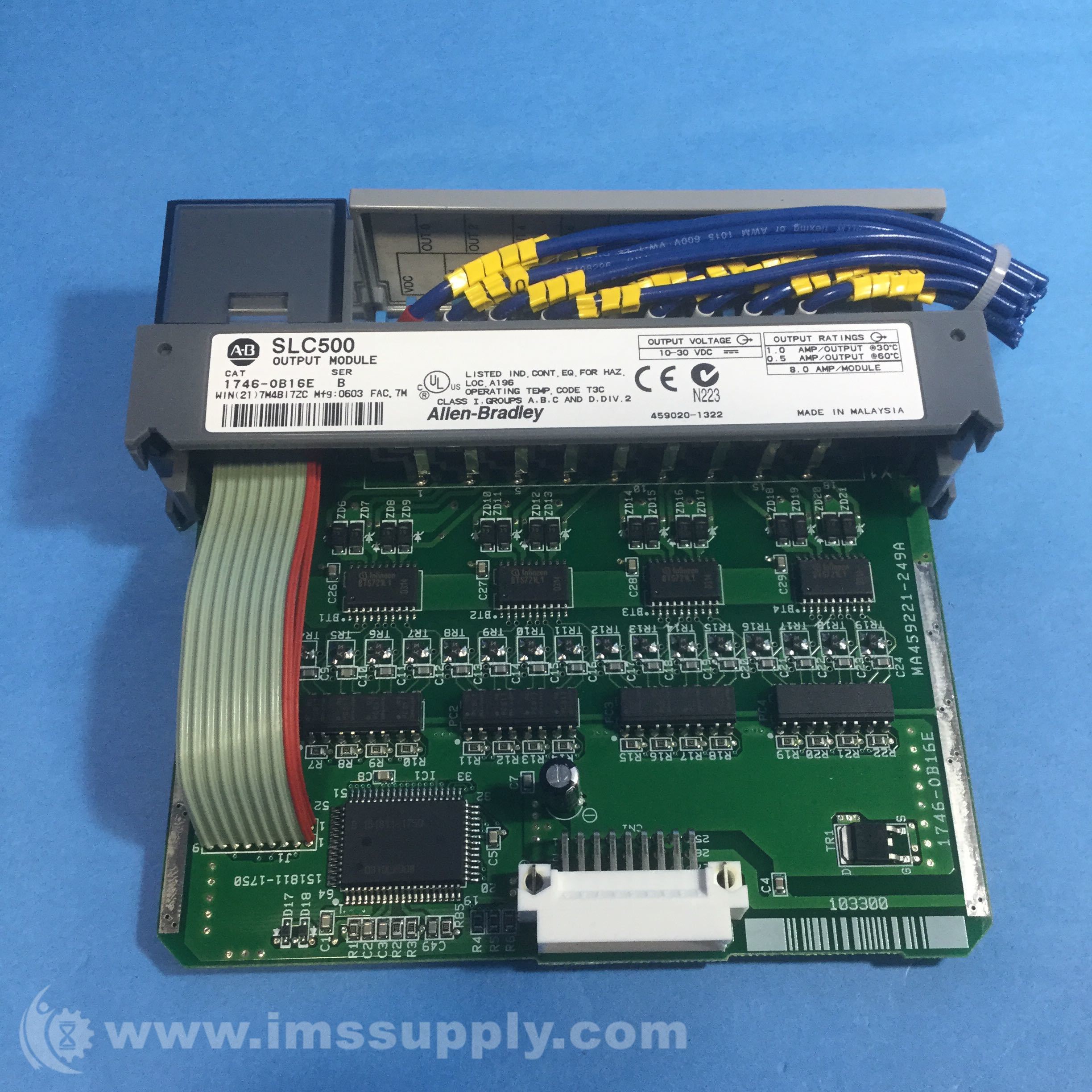 Allen Bradley 1746-OB16E SLC500 16 Point Digital DC Output Module - IMS ...
