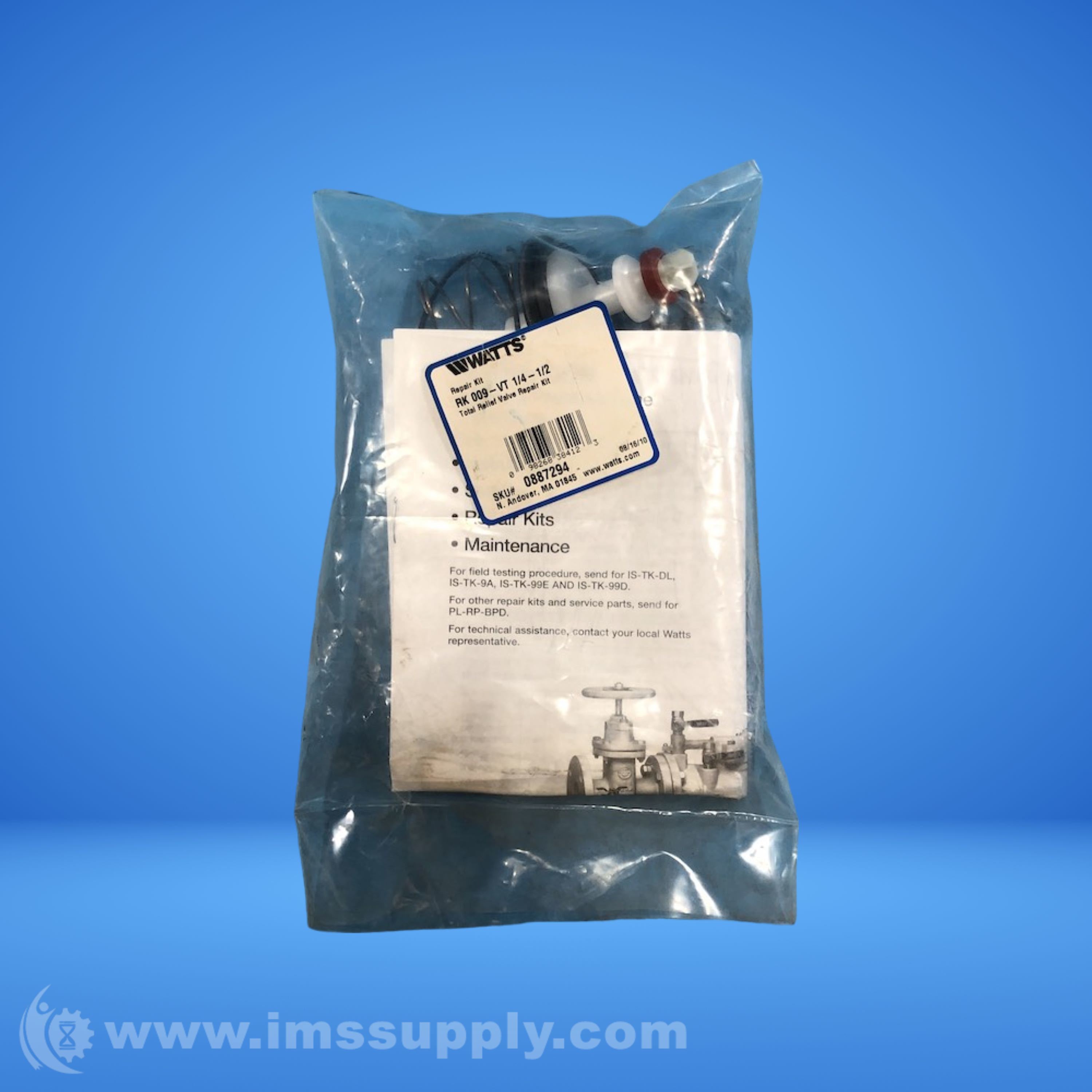 Watts RK 009-VT 1/4-1/2 - IMS Supply