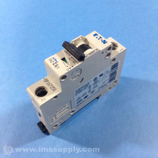 Eaton FAZ-C6/1-SP Circuit Breaker 6A 1 Pole 10kA - IMS Supply