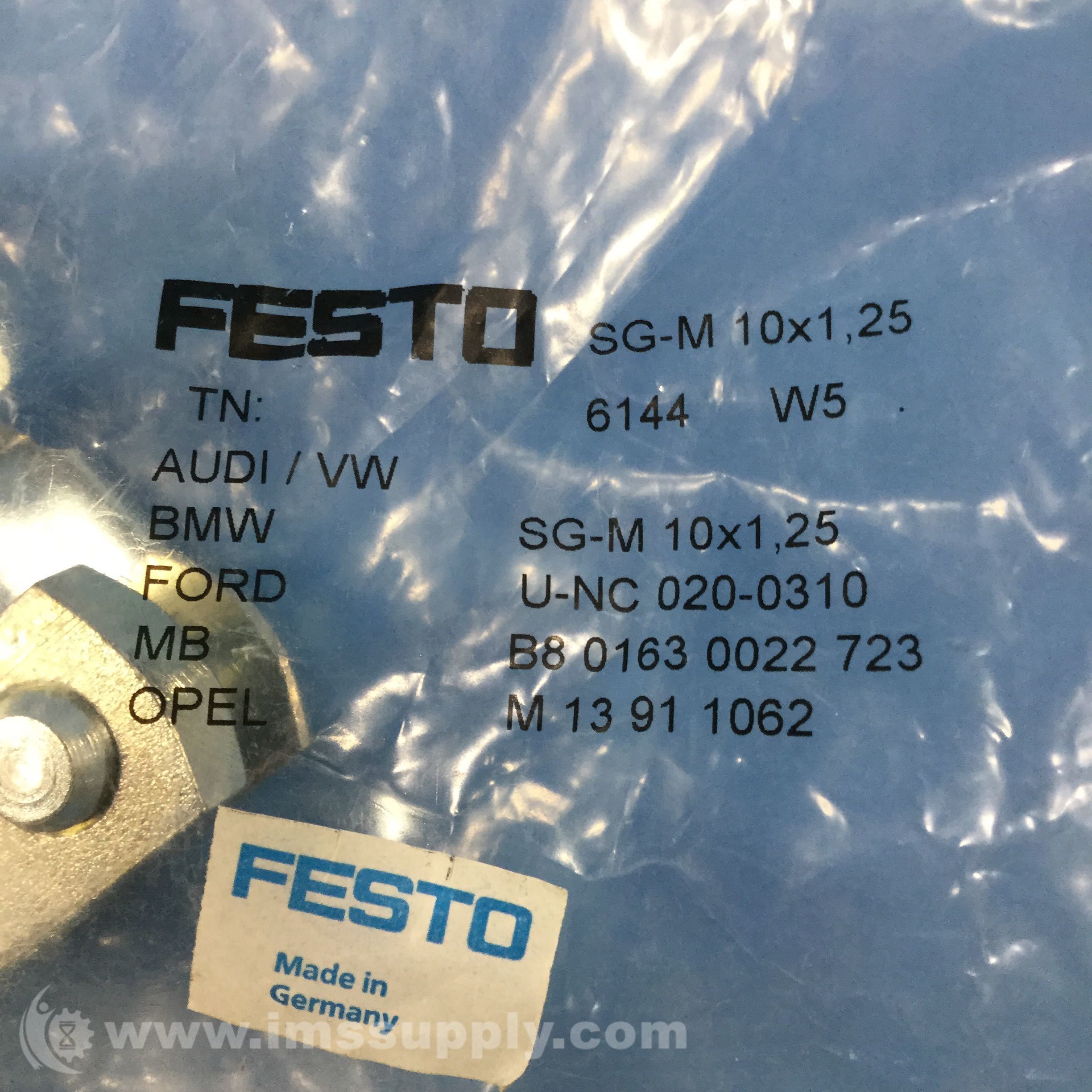 Festo 6144 Clevis Fastener, M10 x 1.25 Internal Thread - IMS Supply