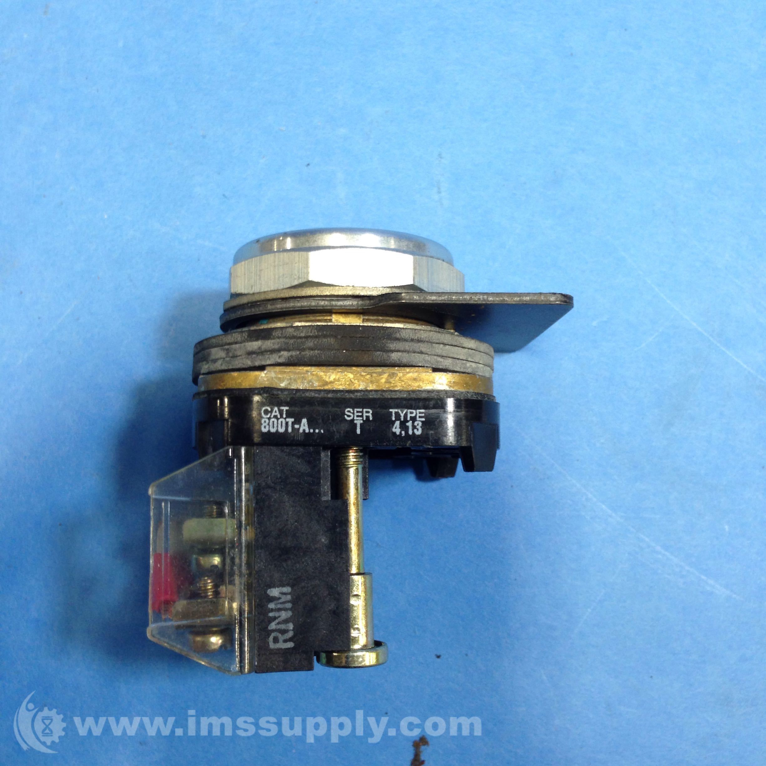 Allen Bradley 800T-A2 30MM Momentary Black Push Button - IMS Supply