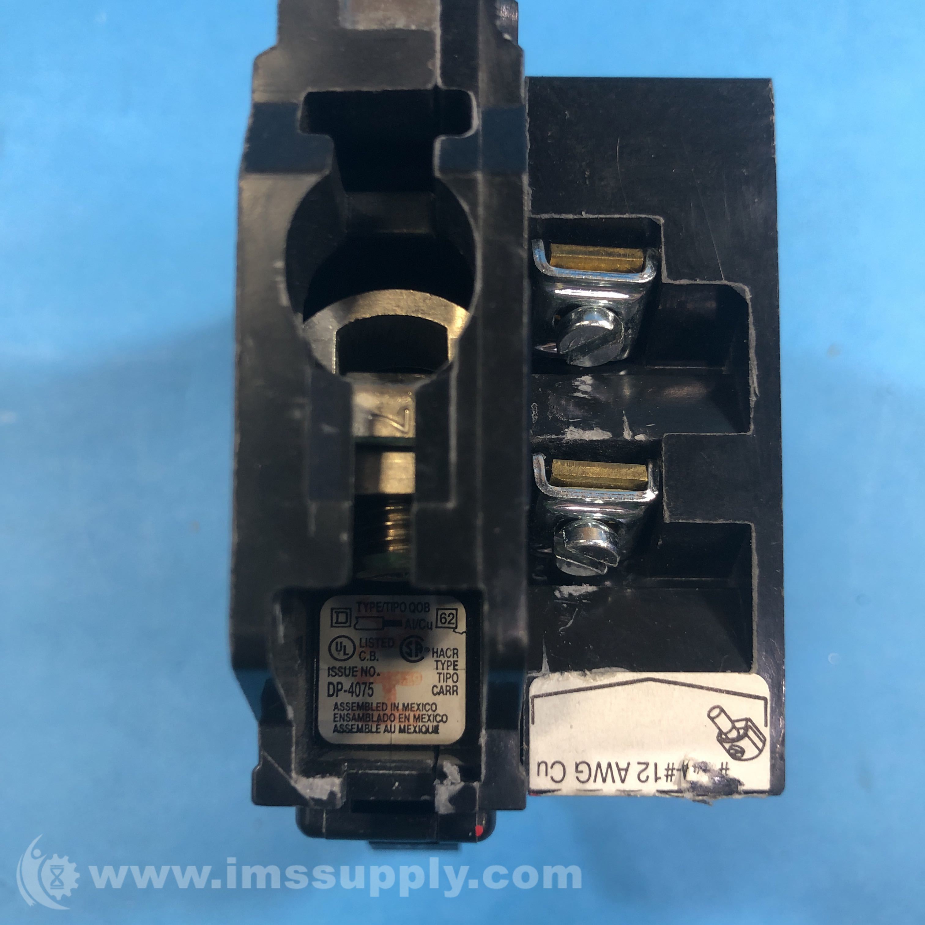 Square D DP-4075 Circuit Breaker 50AMP 2POLE 10KA - IMS Supply
