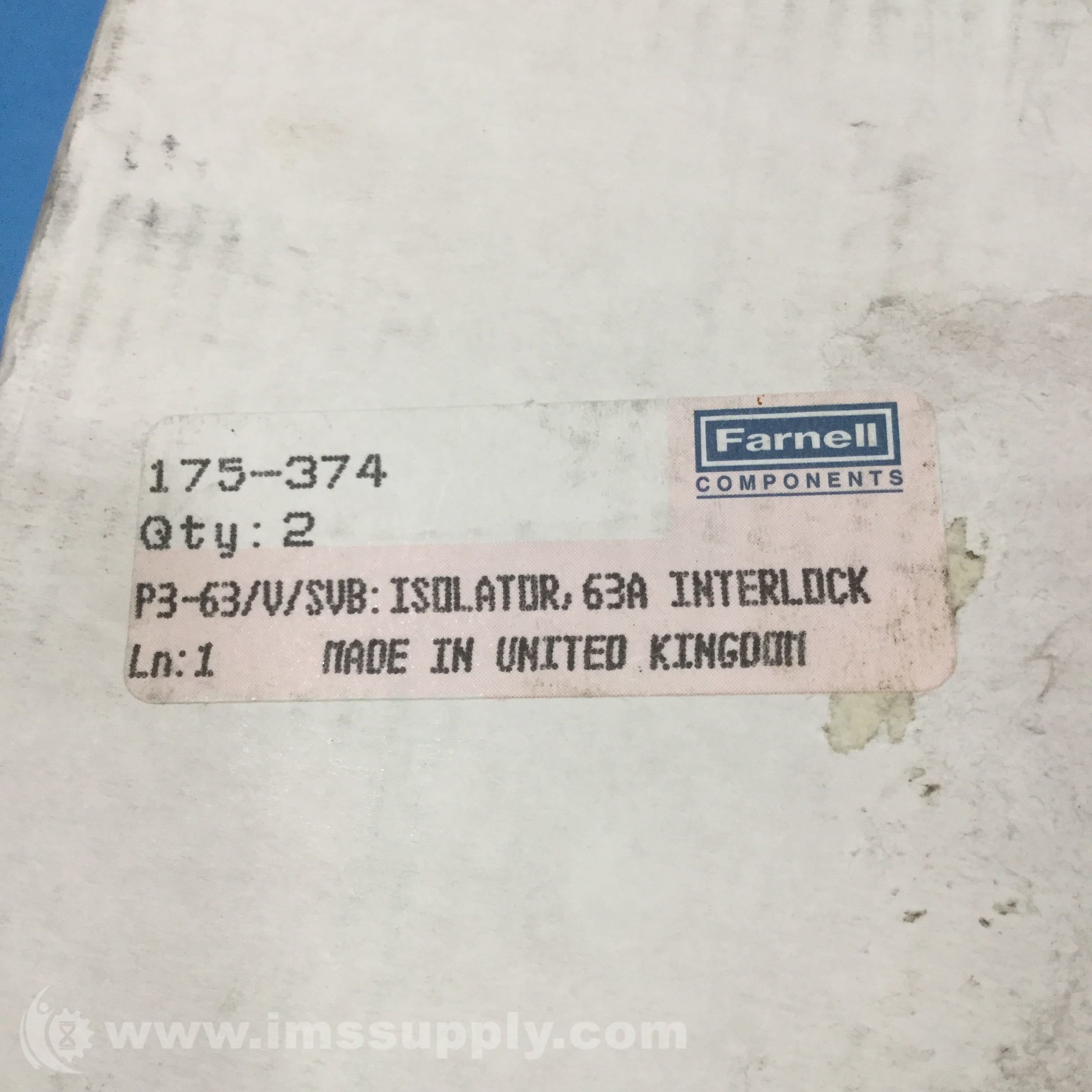 Klockner Moeller P3-63/V/SVB Circuit Isolator, Interlock, 3 Pole - IMS Supply