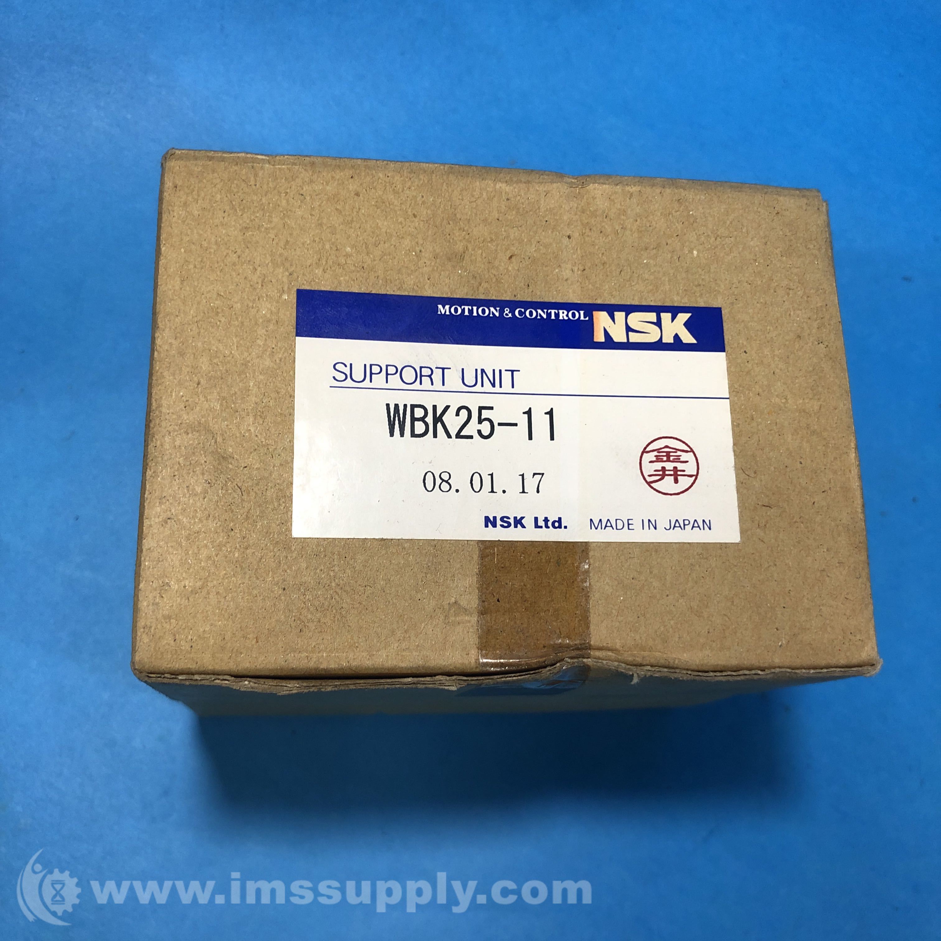 NSK WBK25-11 Ball Screw Support Unit - IMS Supply