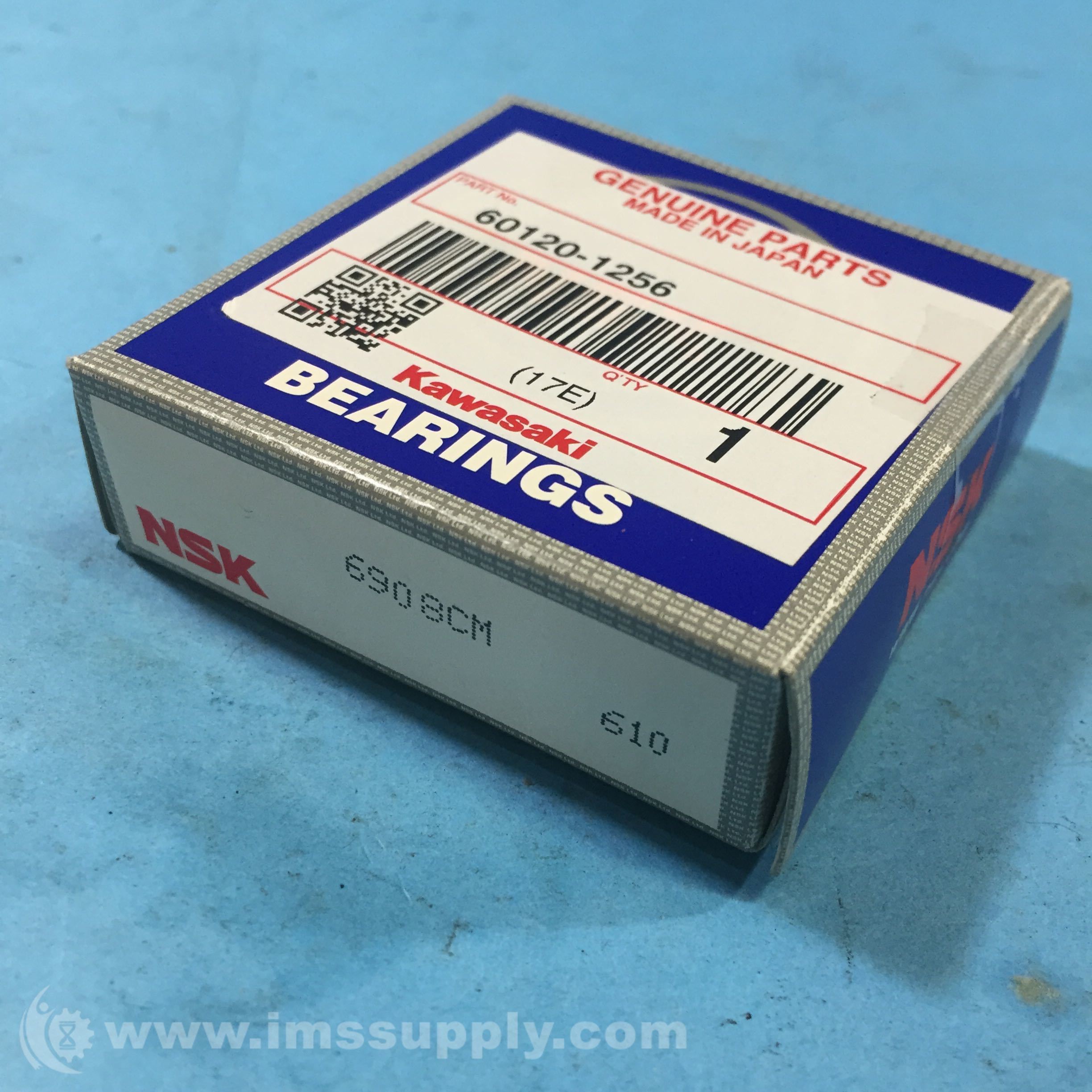 NSK 6908CM Deep Groove Ball Bearing, Single Row - IMS Supply