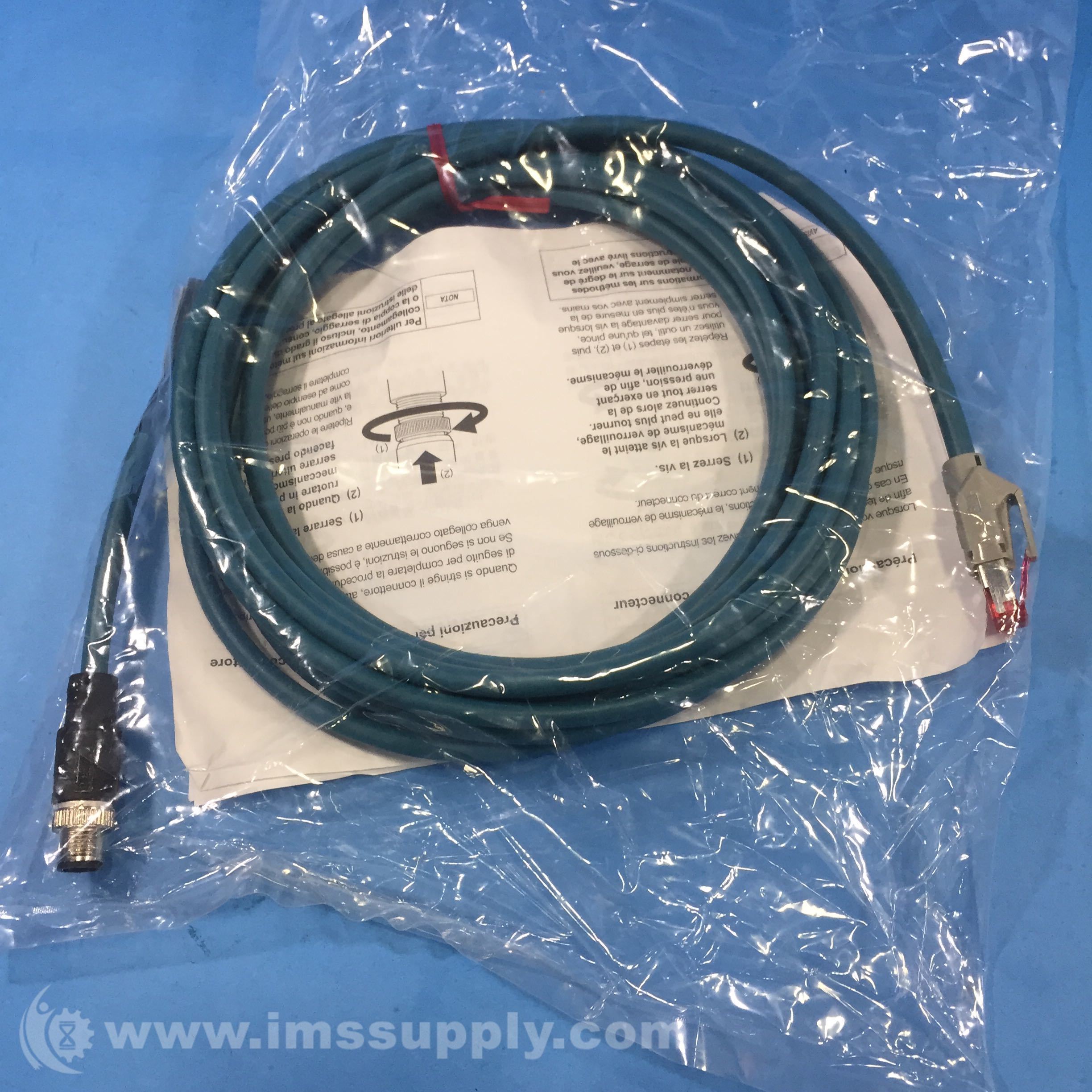 Keyence OP-87458 NFPA79 Ethernet Cable, 5 m - IMS Supply