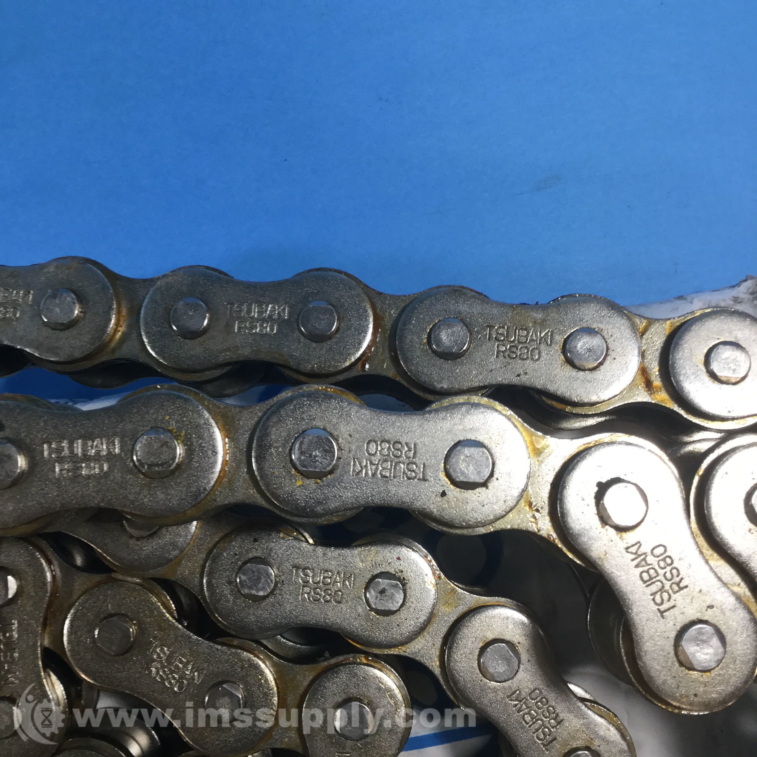Tsubaki RS80 67 Link Roller Chain - IMS Supply