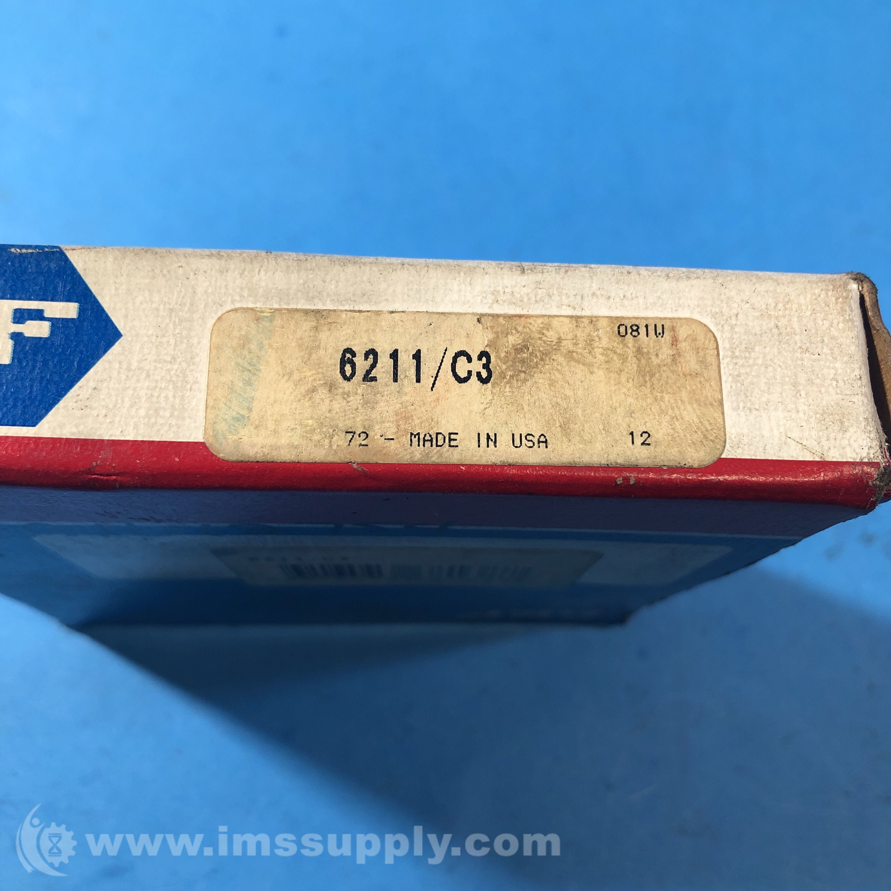 SKF 6211/C3 Ball Bearing 55mm x 200mm x 21mm - IMS Supply