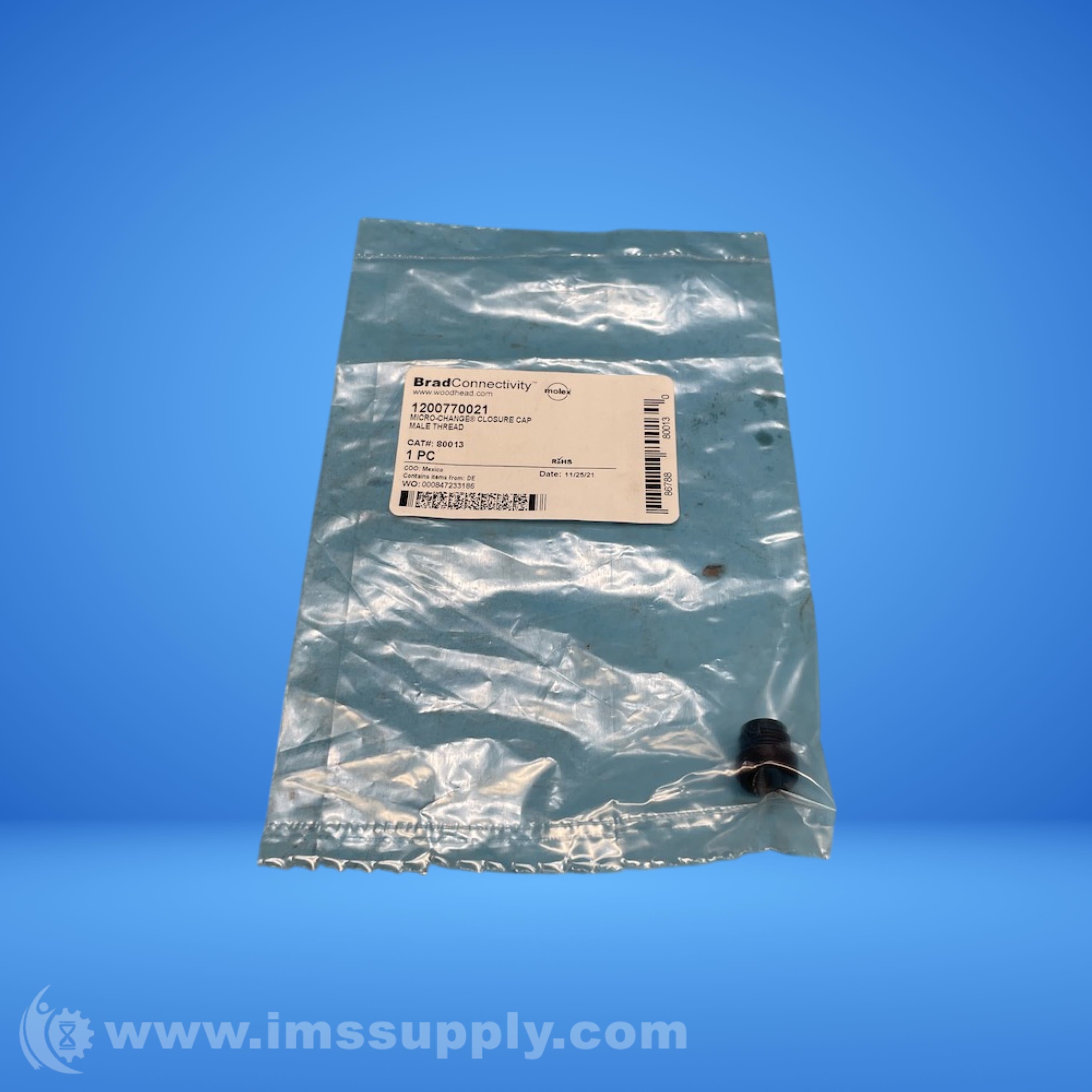 Molex 80013 DC MIC Closure Cap - IMS Supply