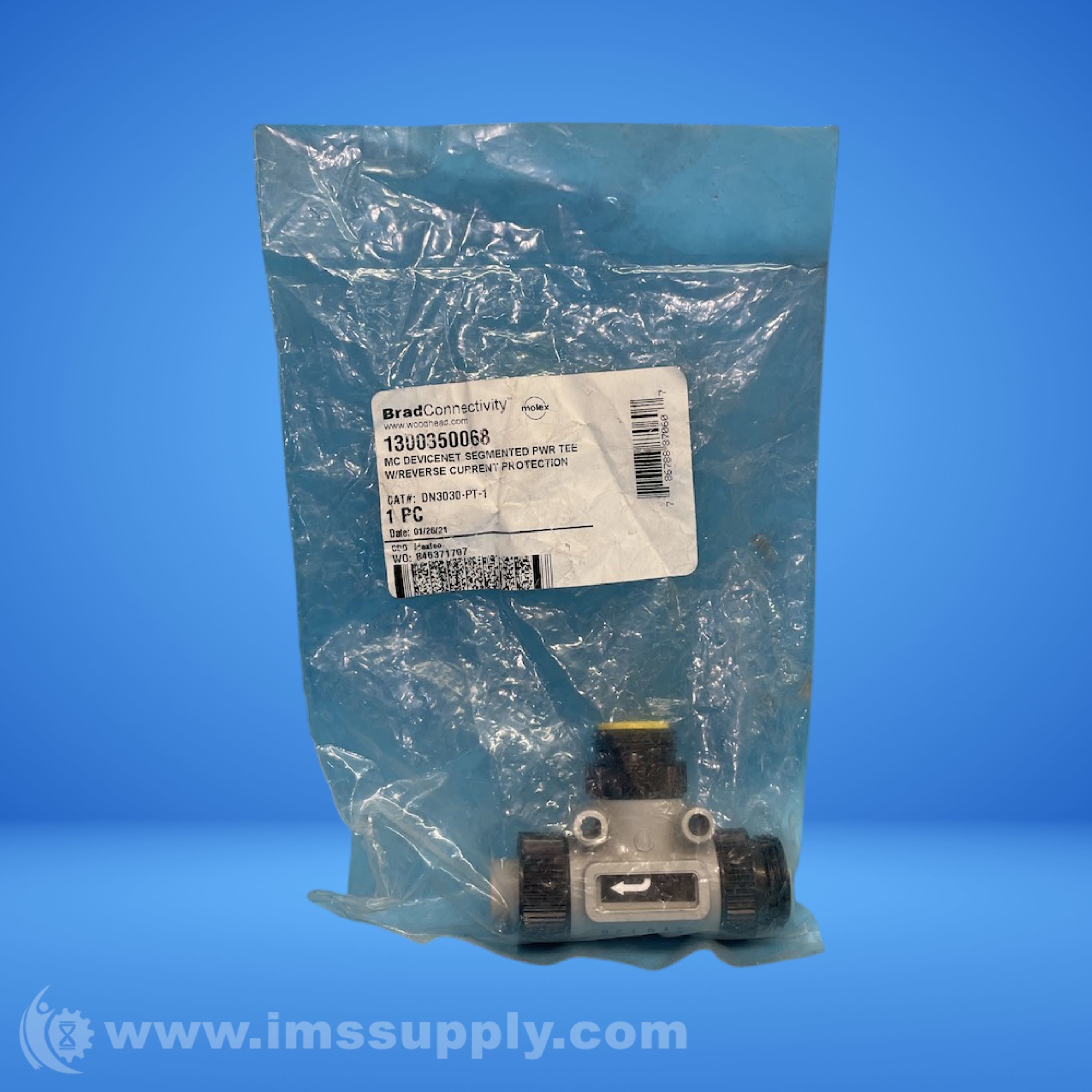 Molex DN3030-PT-1 DeviceNet Power Tee - IMS Supply