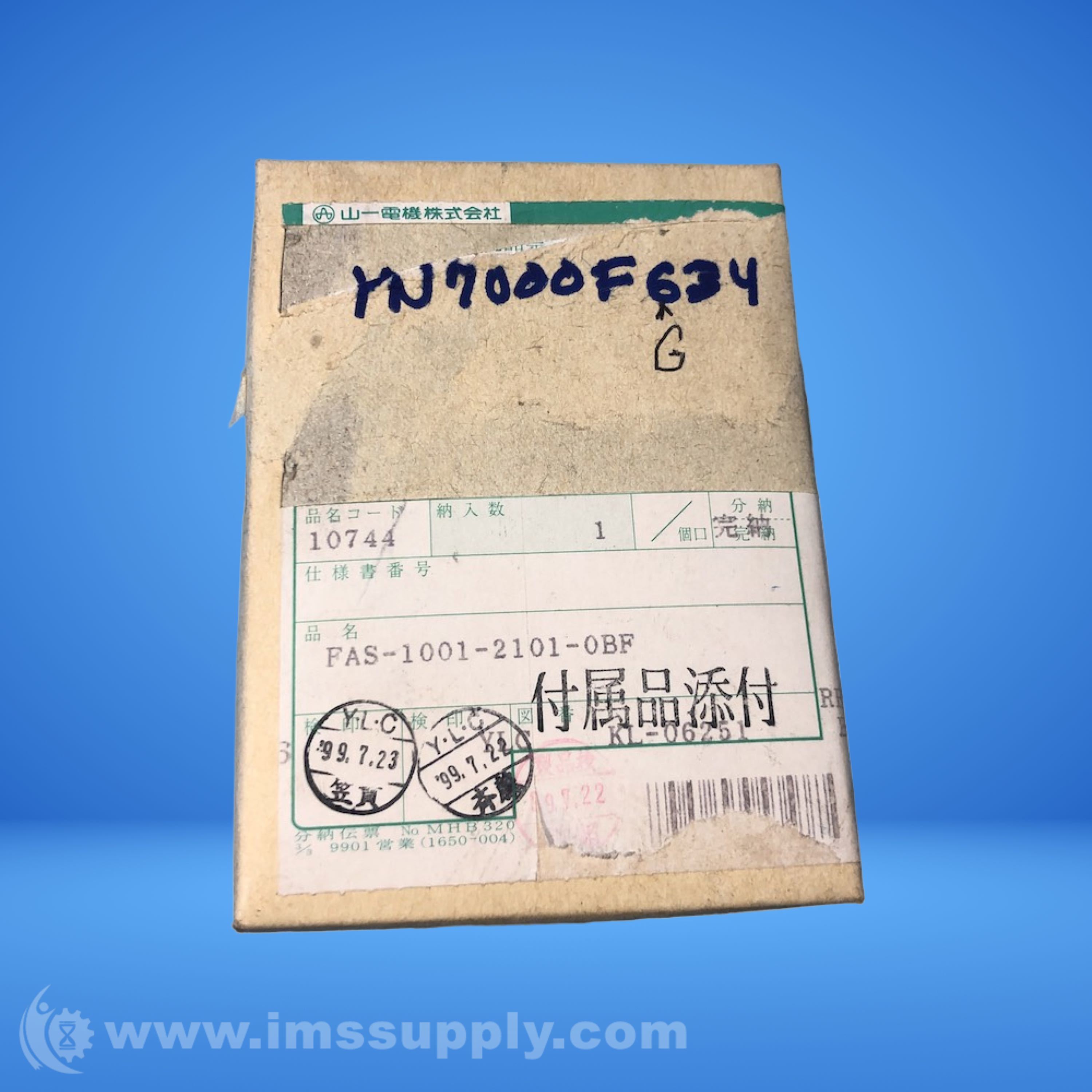 YAMAICHI FAS-1001-2101-0BF - IMS Supply