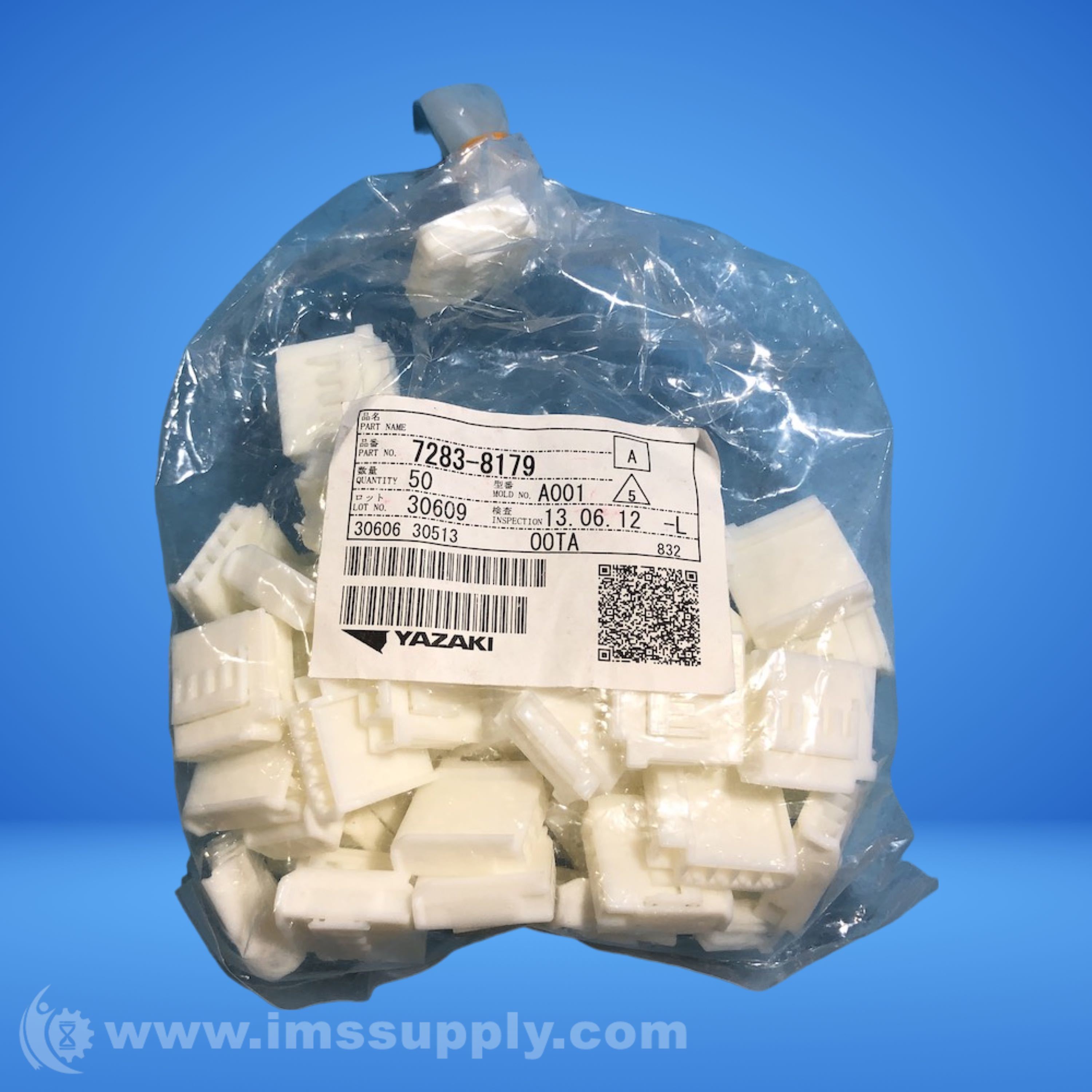 Yazaki 7283-8179 Connectors Bag of 50 - IMS Supply