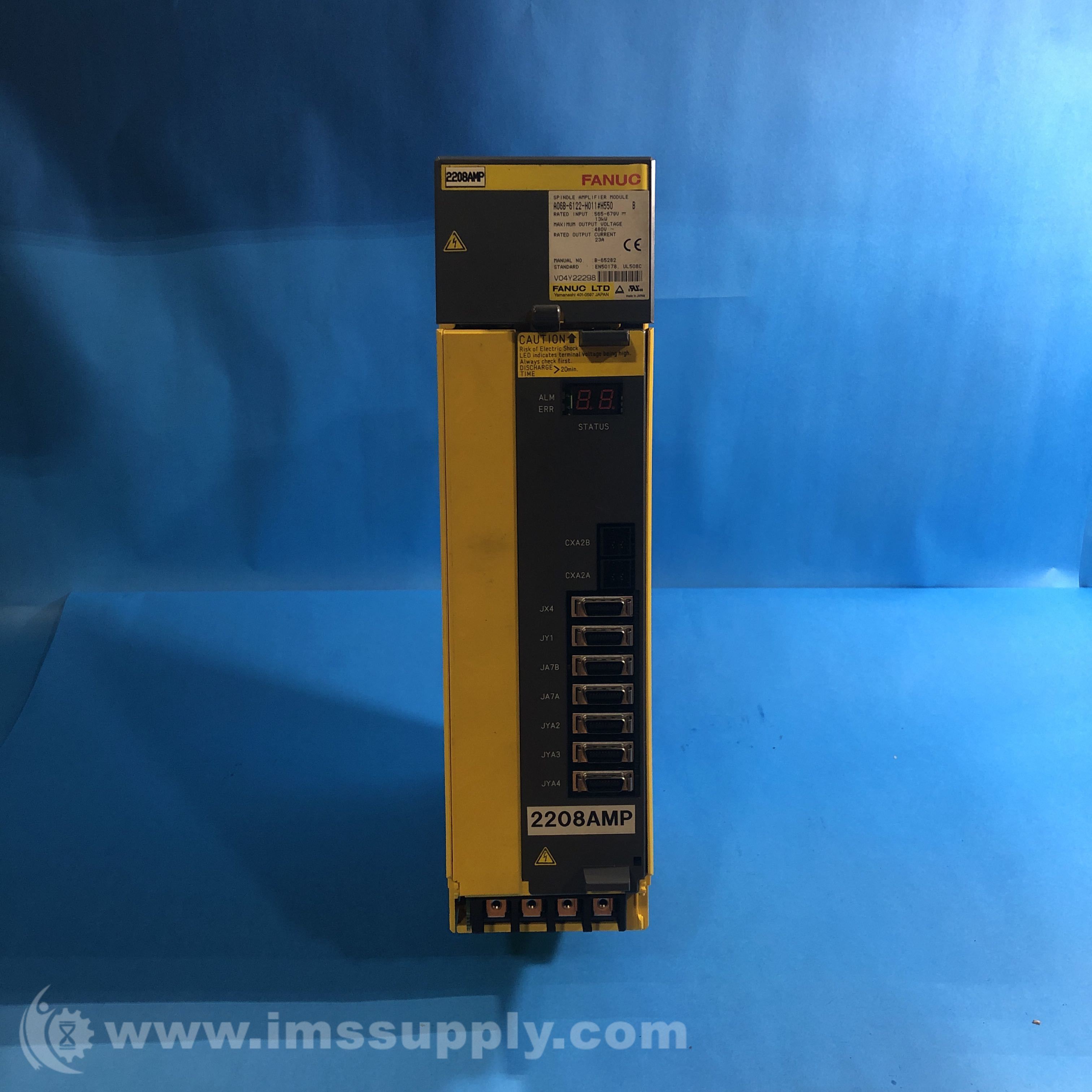 Fanuc A06B-6122-H011#H550 Spindle Amplifier Module - IMS Supply