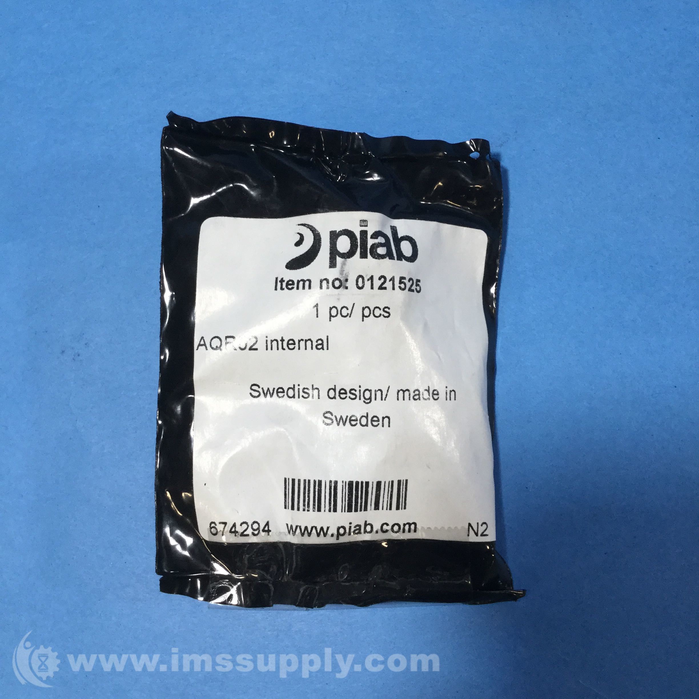 PIAB AQR02, Vacuum Safety Valve - IMS Supply