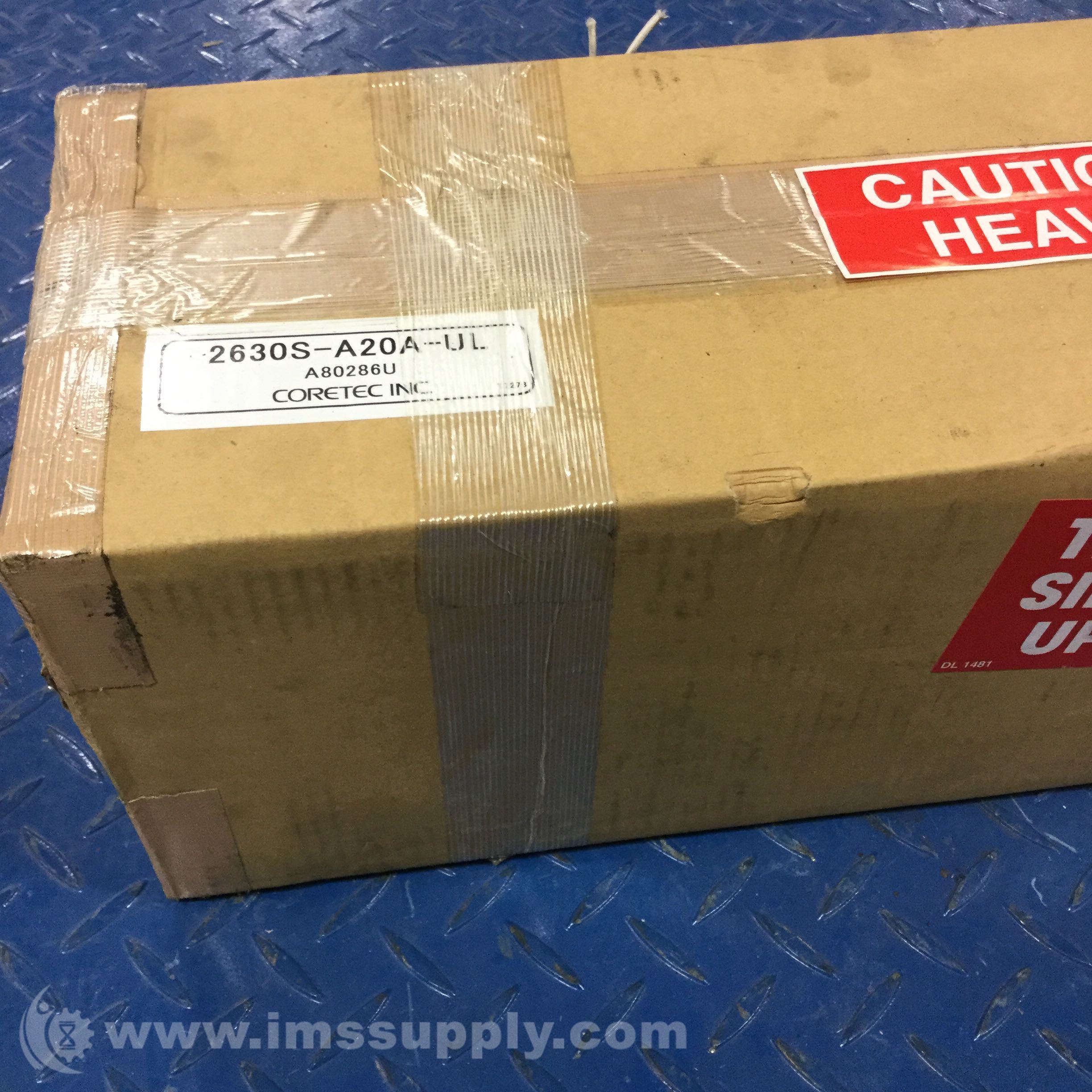 Coretec 2630S-A20A-UL AC Servo Nutrunner, Straight, Model 2630S - IMS ...