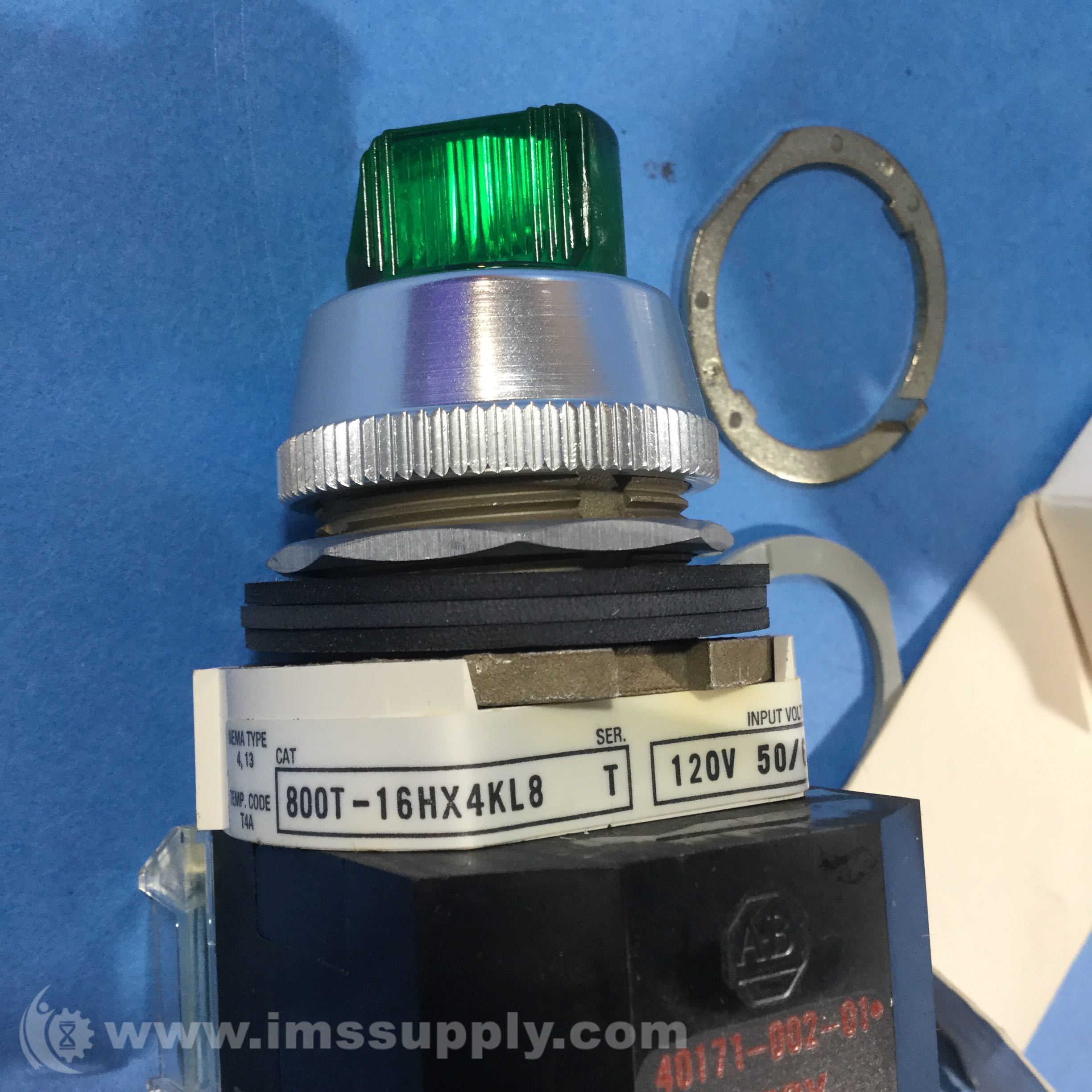 Allen Bradley 800T-16HG4KL8AX Illuminated Selector Switch - IMS Supply
