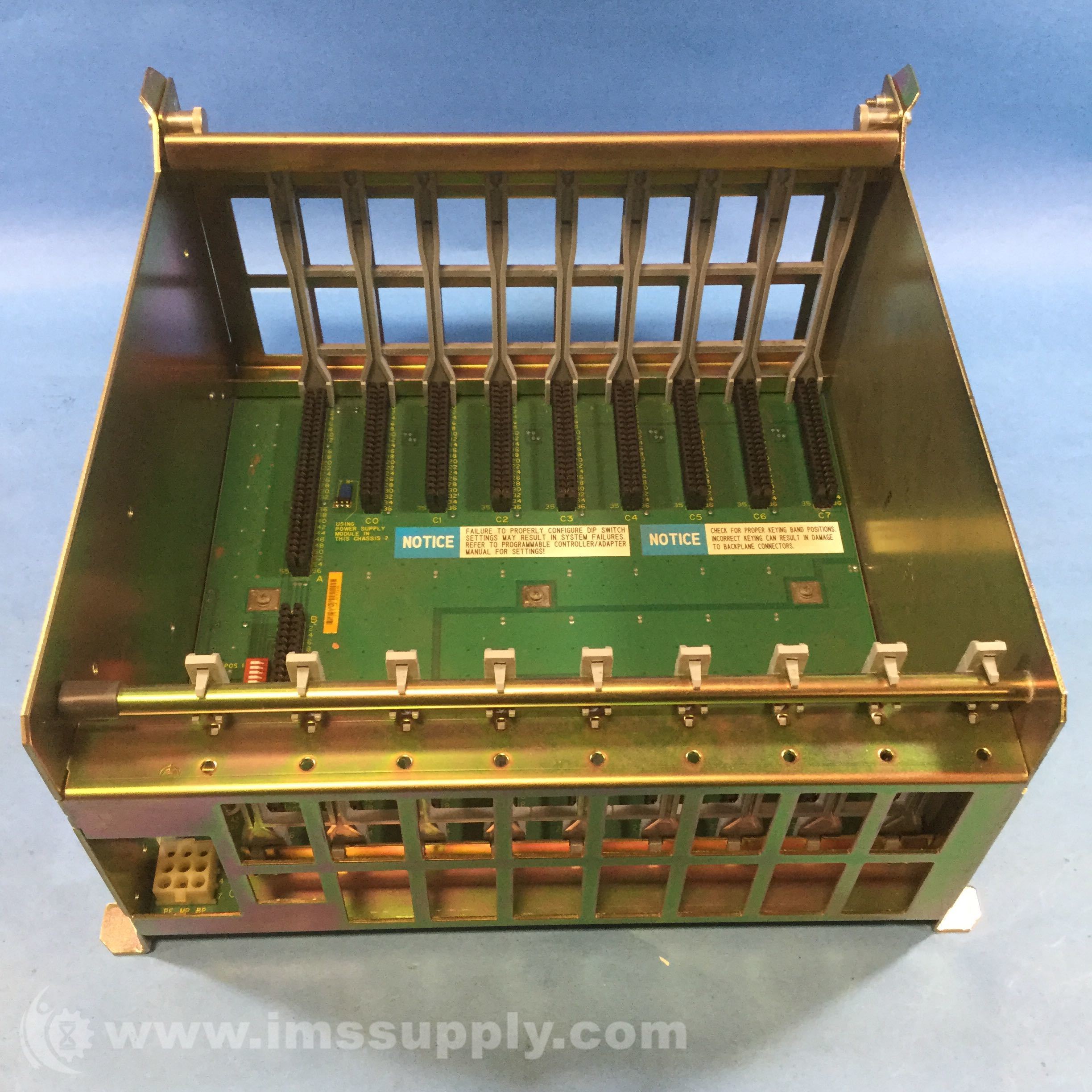 Allen Bradley 1771-A2B I/O Module 8 Slot Back Panel Mount - IMS Supply