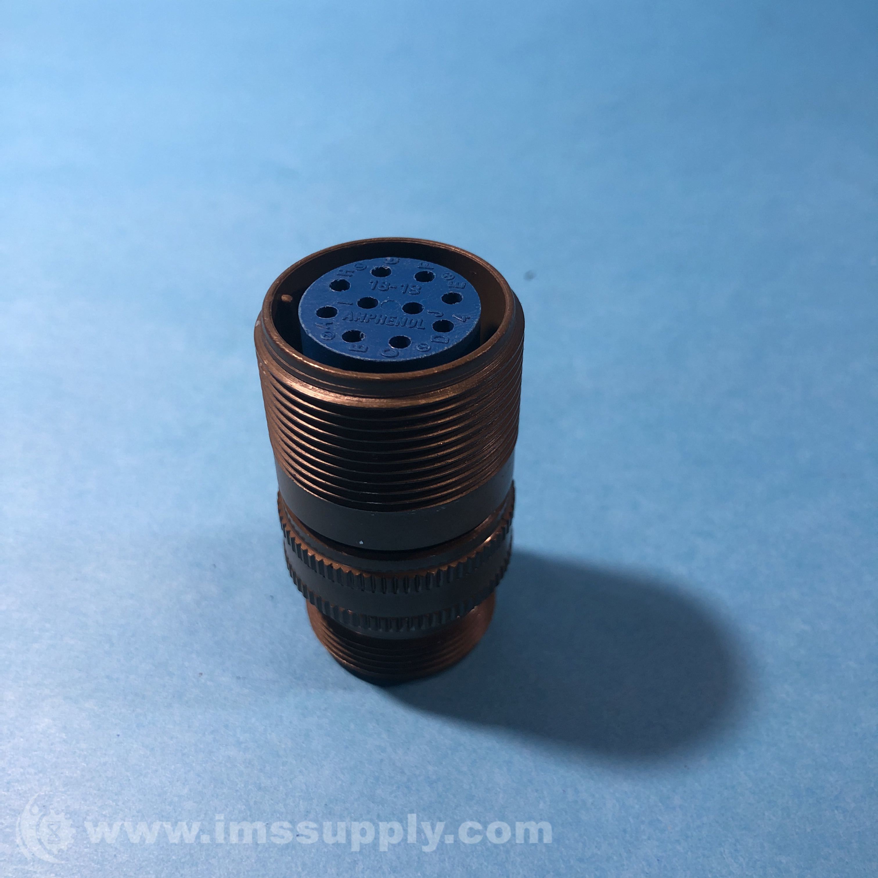 Amphenol 18-1S Conn Plug Female 10 Pin Circular Connector - IMS Supply