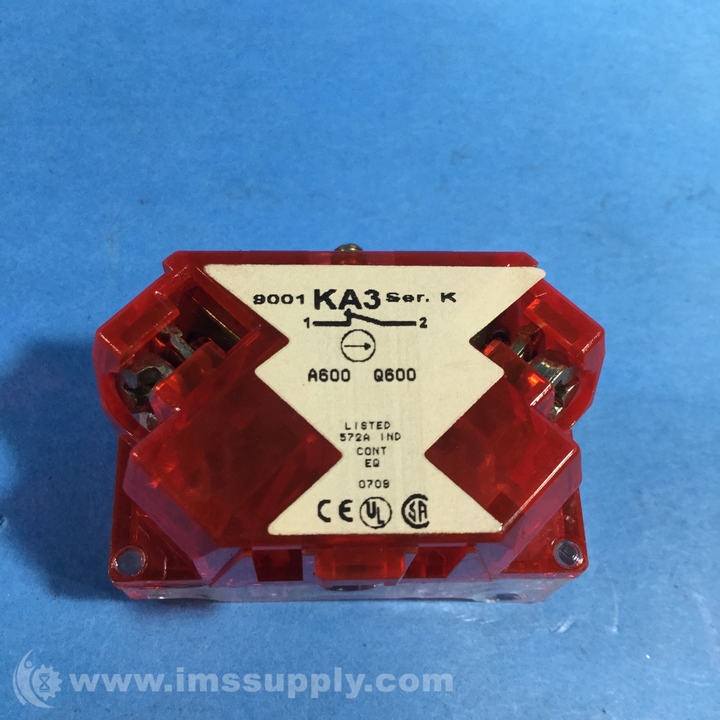 Square D 9001-KA3 Series K 30mm Contact Block - IMS Supply