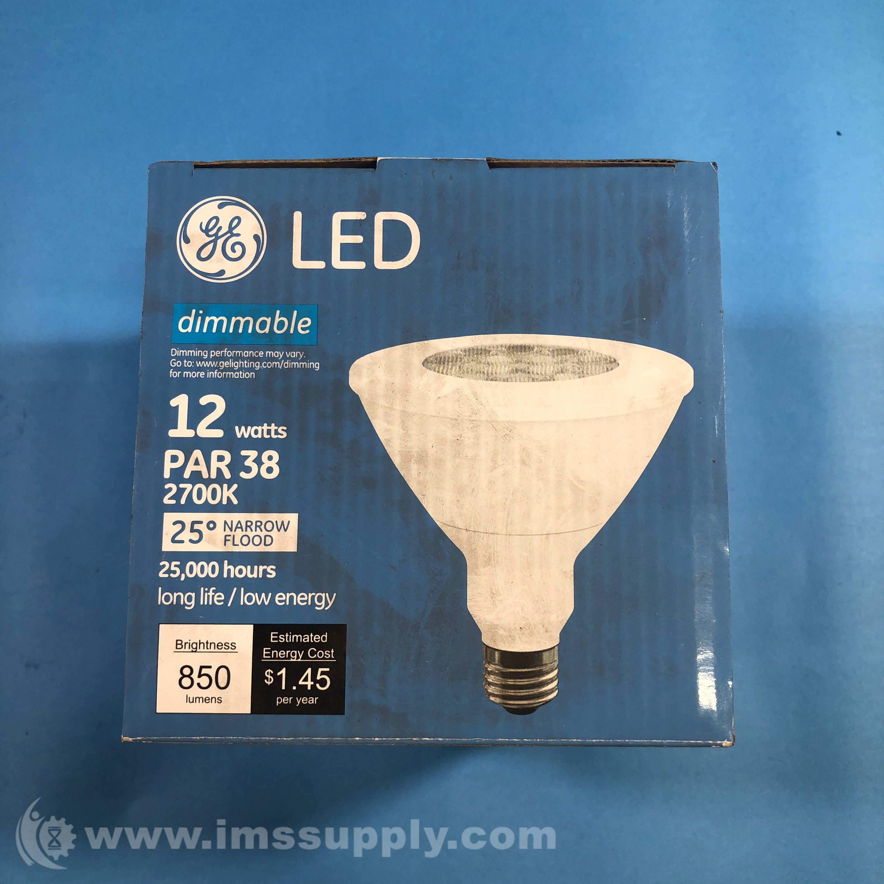 Ge Lighting LED12DP382W82725 LED PAR38 Bulb, 90132 - IMS Supply
