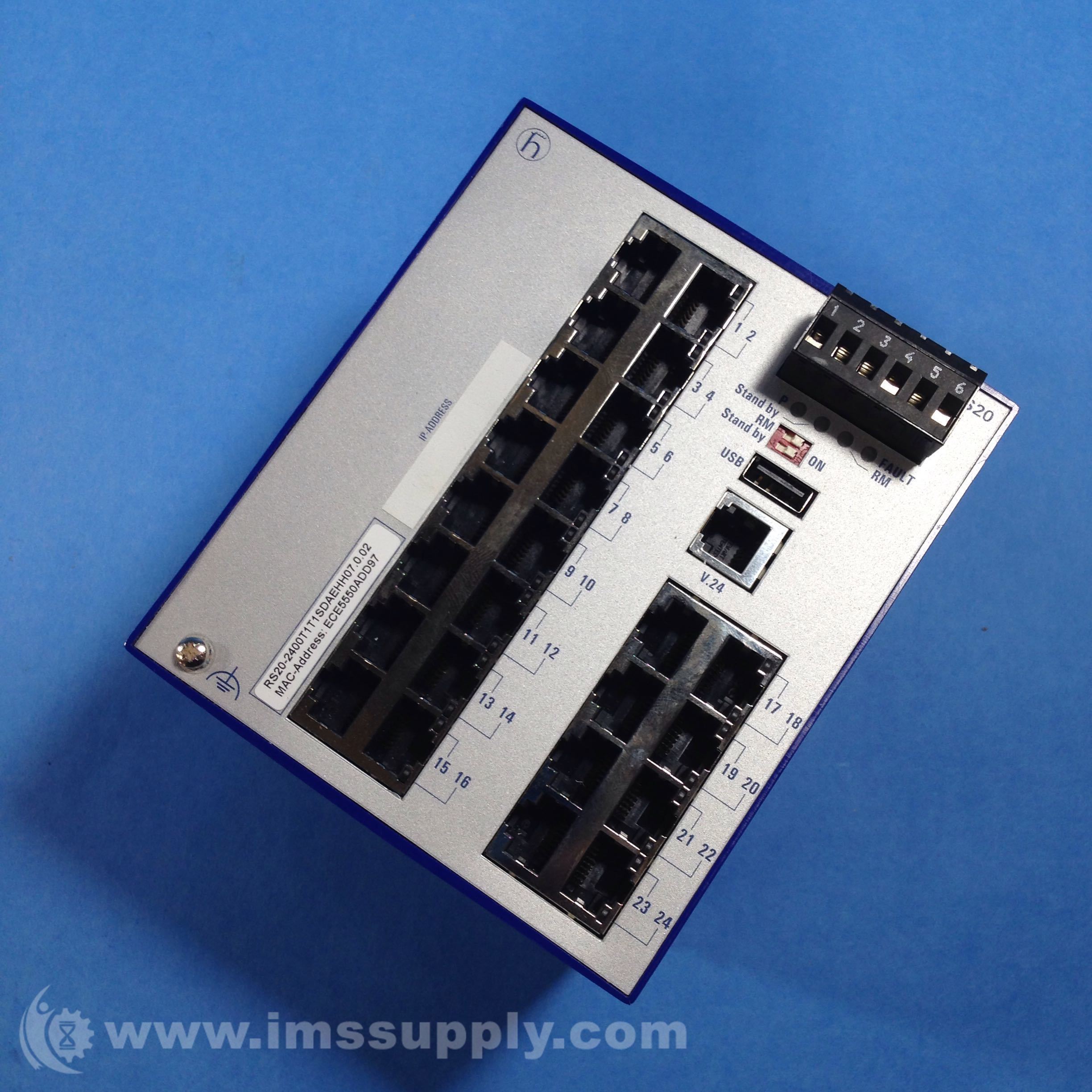 Hirschmann RS20-2400T1T1SDAEHH07.0.02 Ethernet Switch - IMS Supply