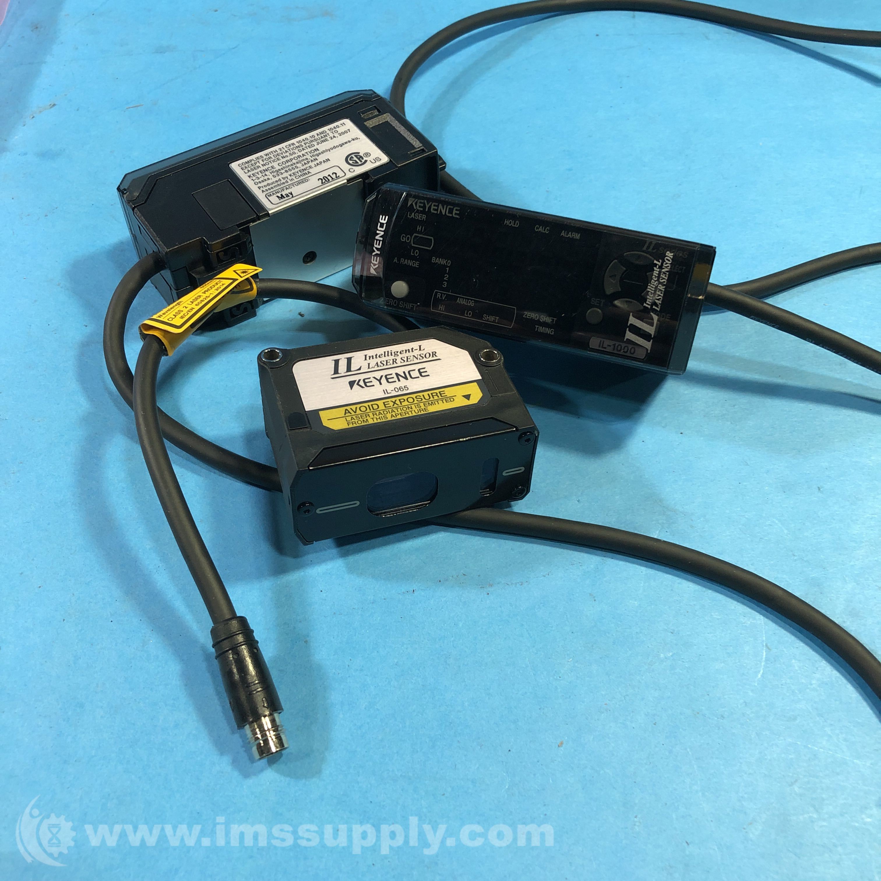 Keyence IL-065 CMOS Multi-Function Analog Laser Sensor, IL Series - IMS ...