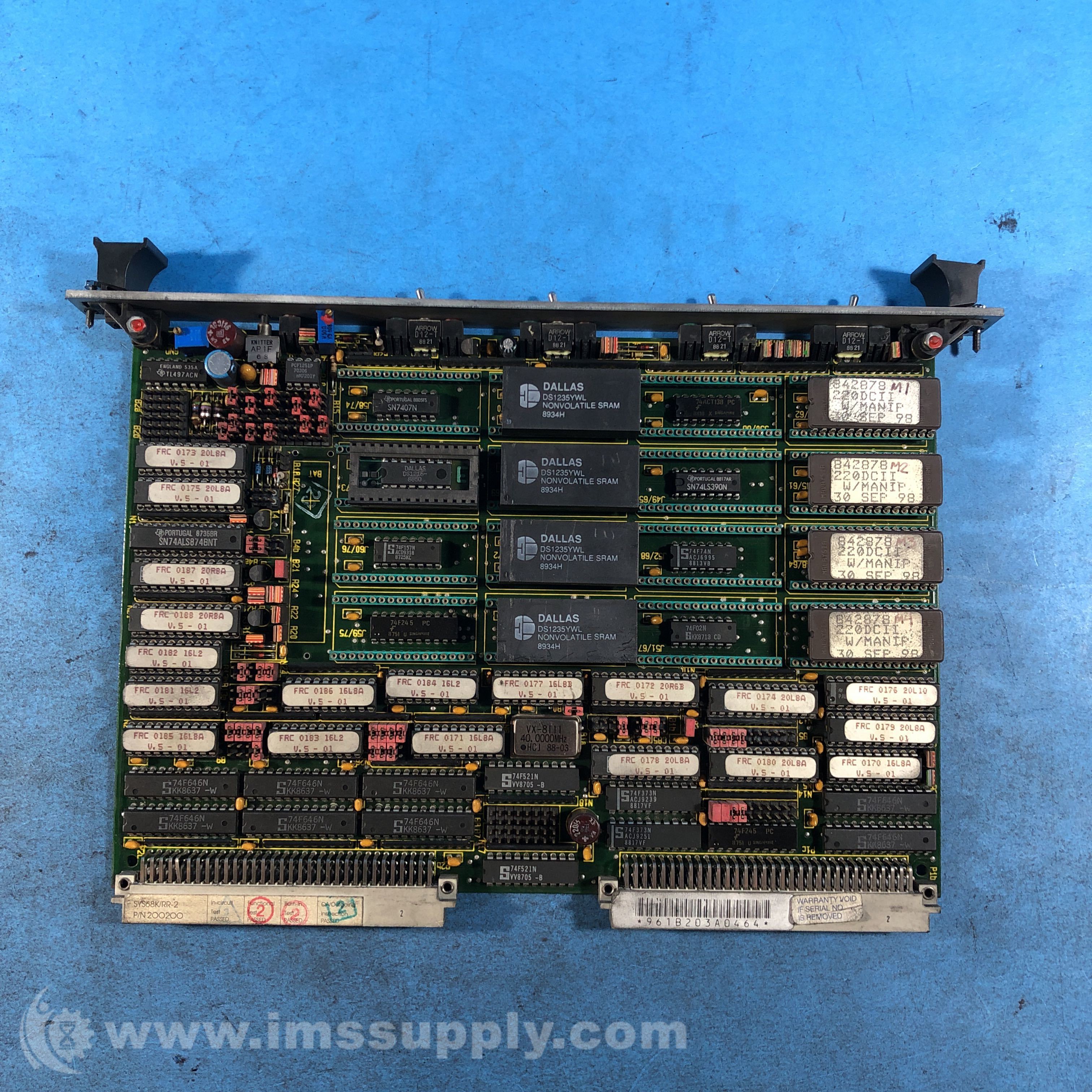 Force Computers SYS68K/RR-2 Control Circuit Board - IMS Supply