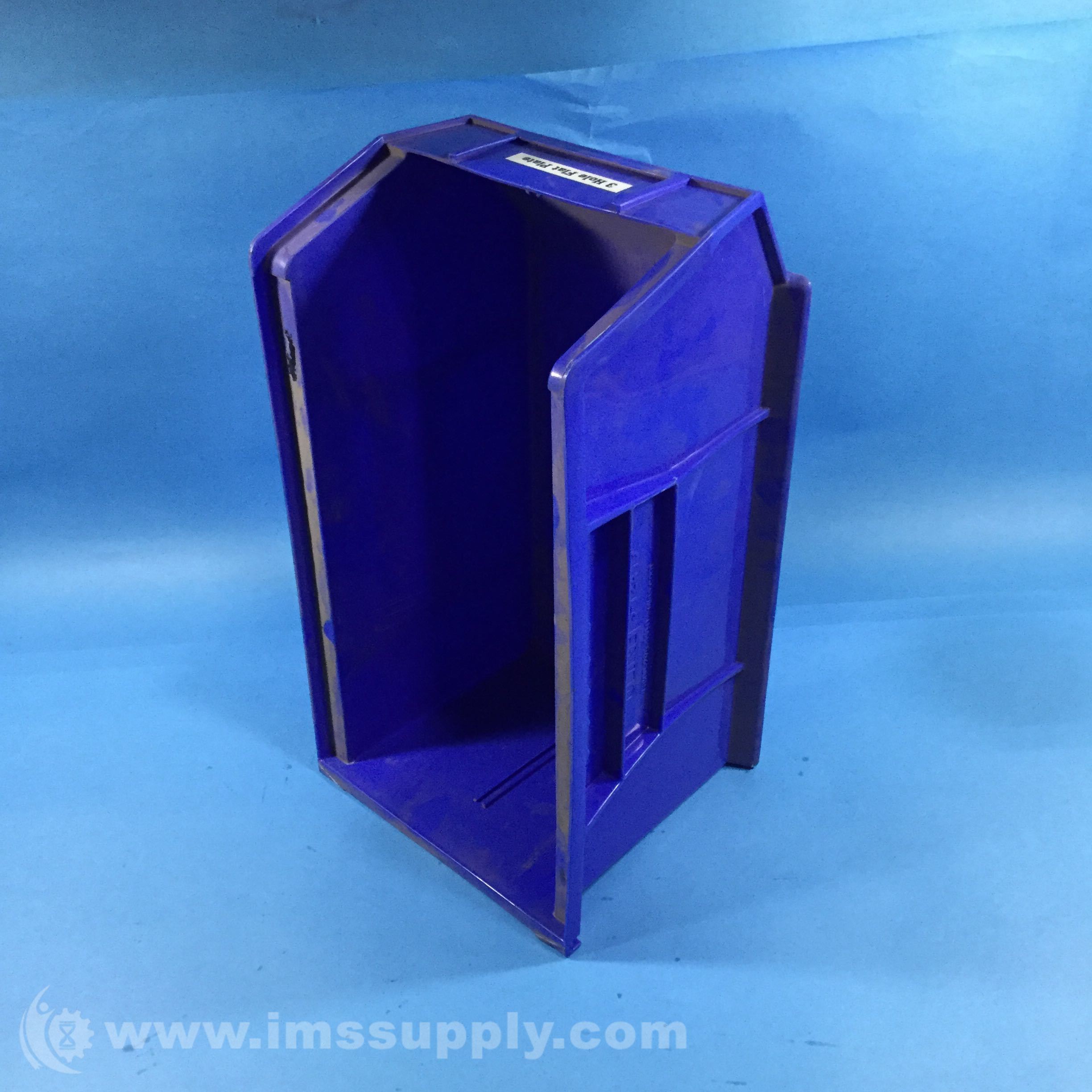Uline S-12419 Blue Stackable Bin - IMS Supply