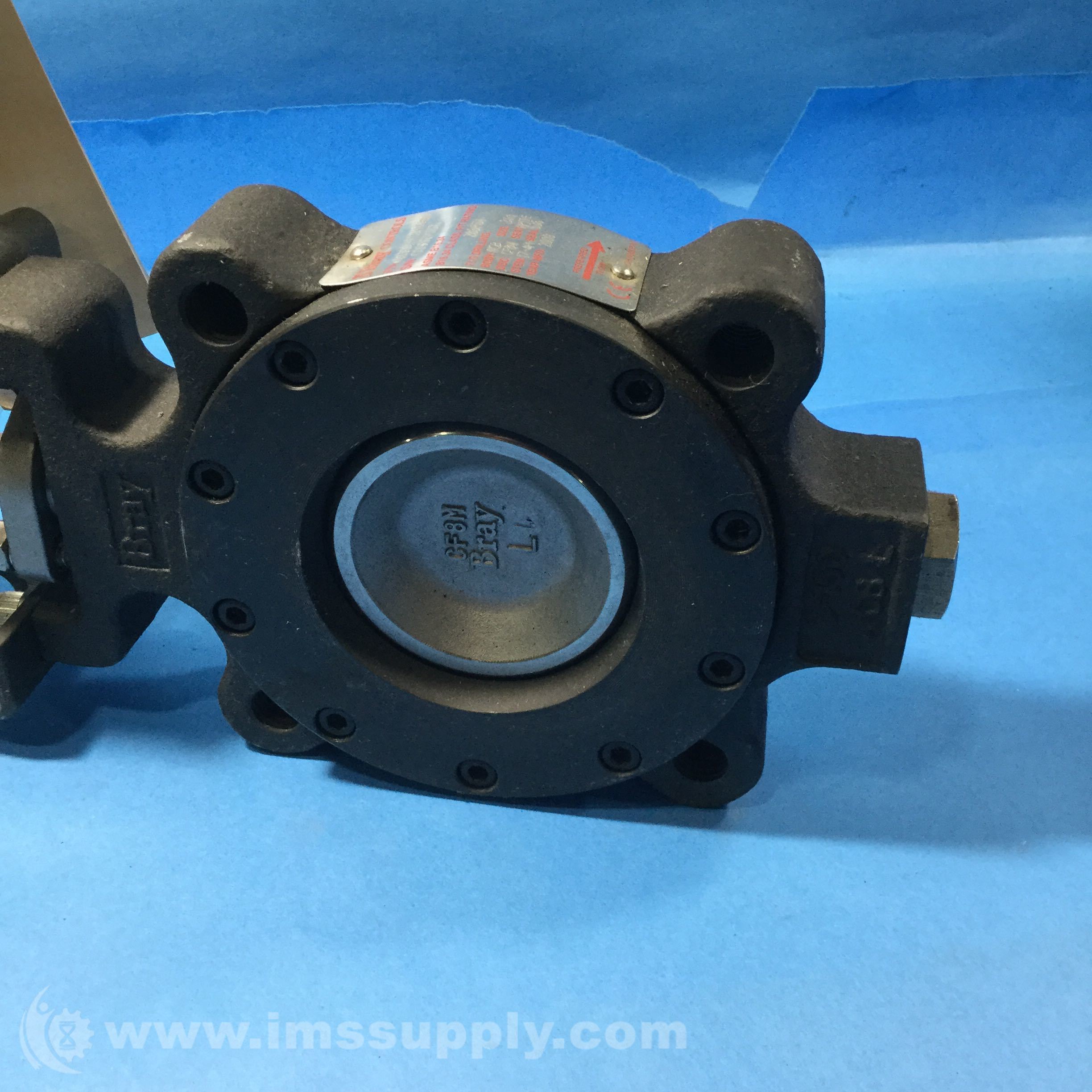 Bray 410300-11001466 Lug Butterfly Valve, Lever Actuator, 3 - IMS Supply