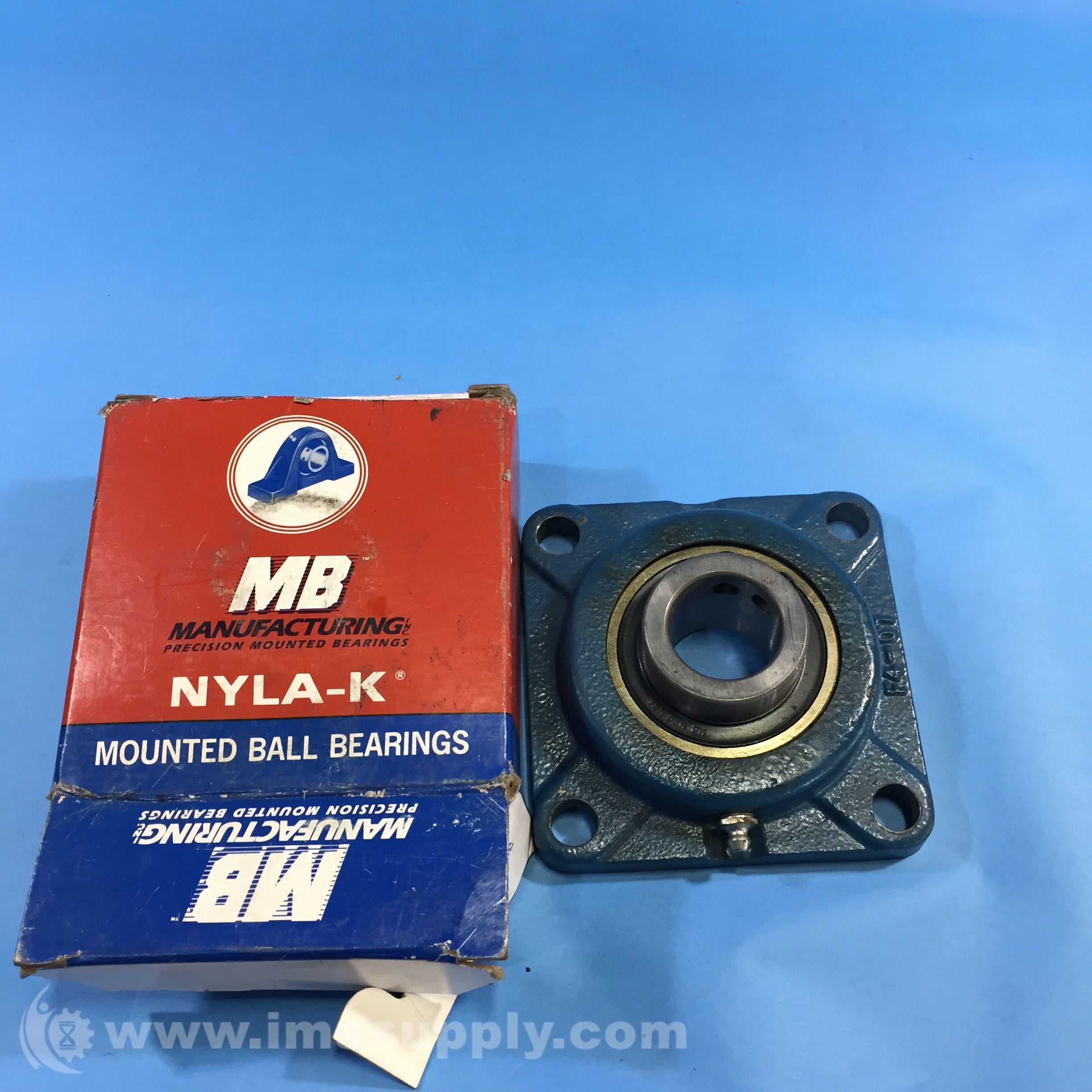 Mb Manufacturing FC4-25-1 1/4 4 Bolt Mounted Ball Bearing, - IMS Supply