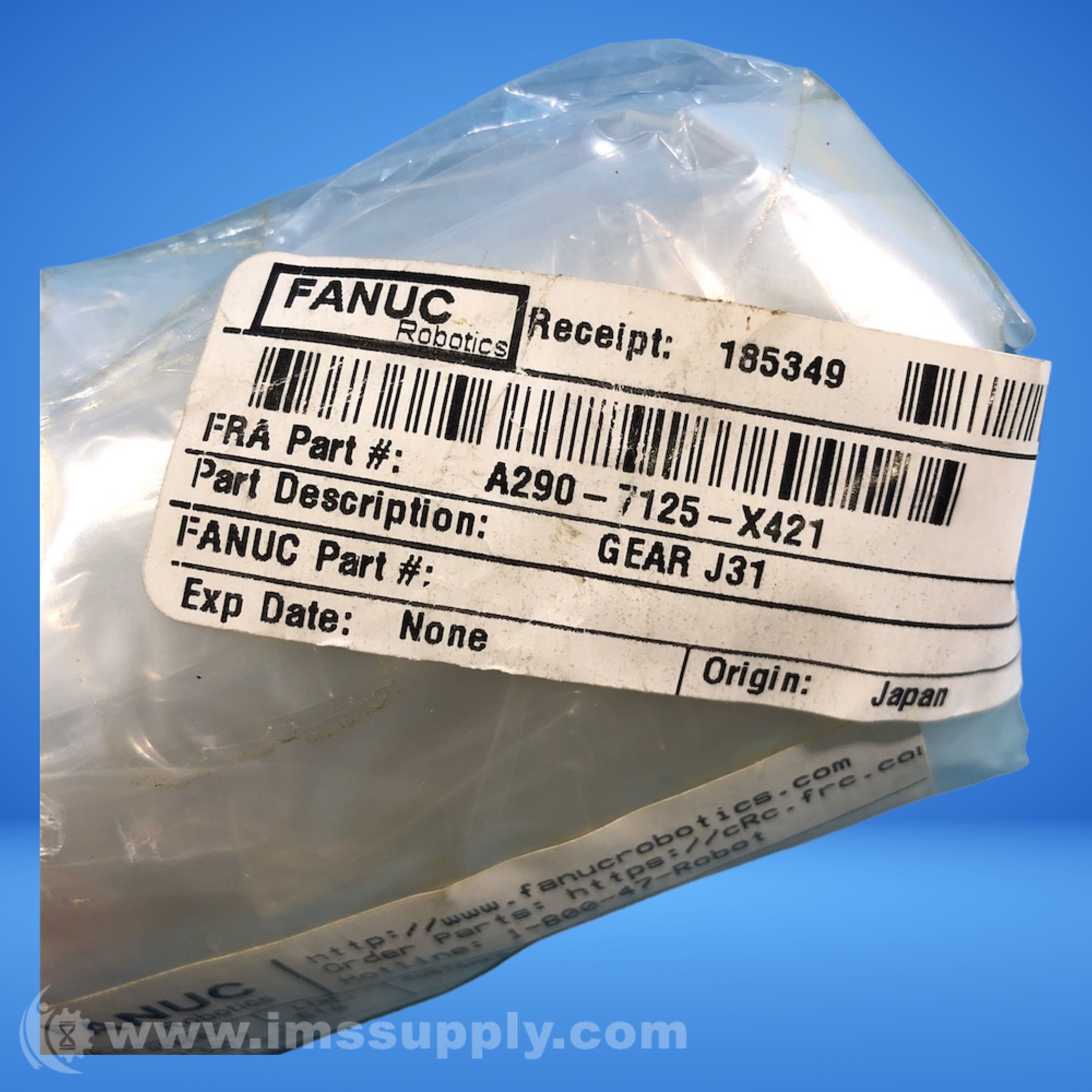 Fanuc A290-7125-V501 - IMS Supply