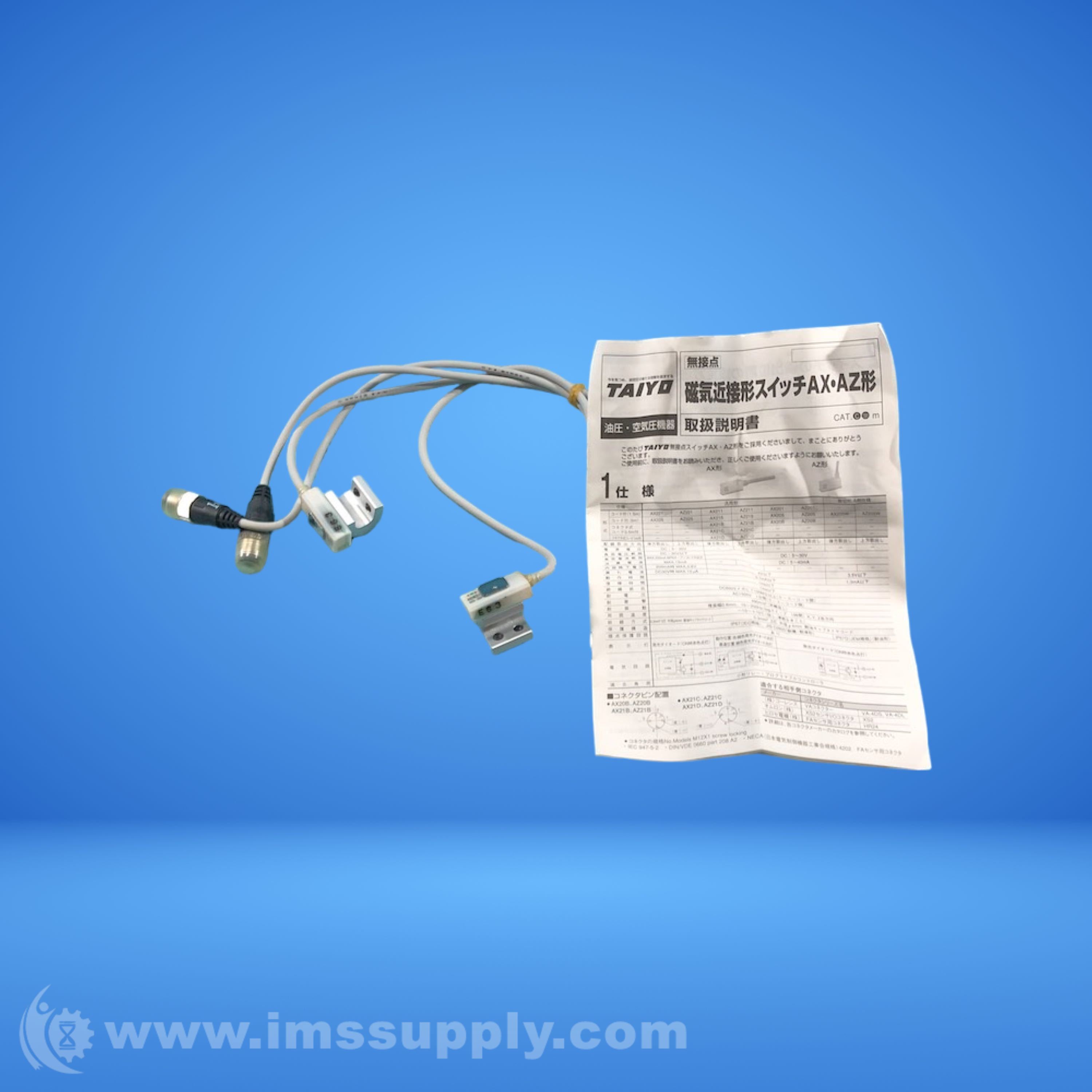 Taiyo AX21BCE-1 Proximity Switch - IMS Supply