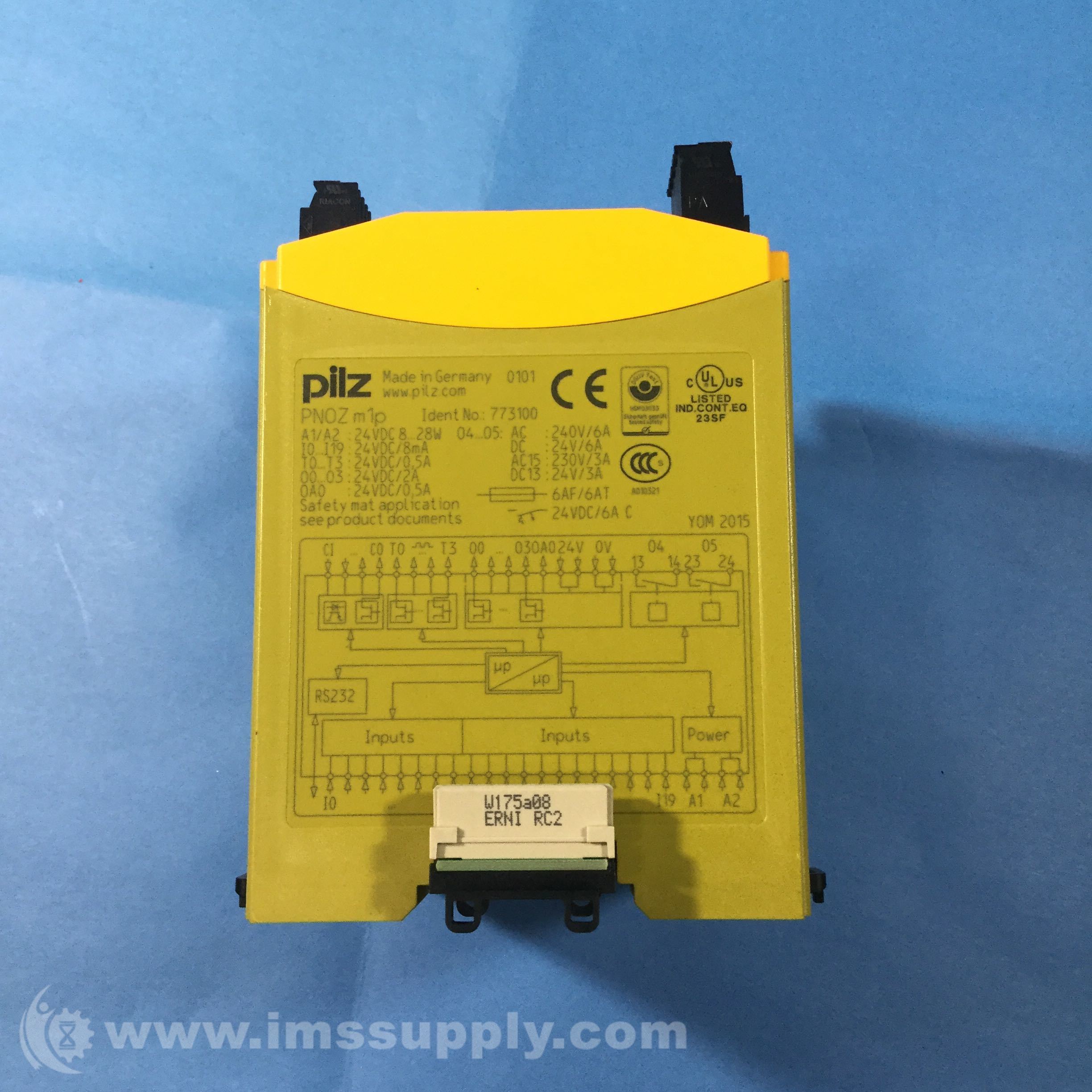 Pilz 773100 Safety Relay Base Unit, PNOZ M1P - IMS Supply