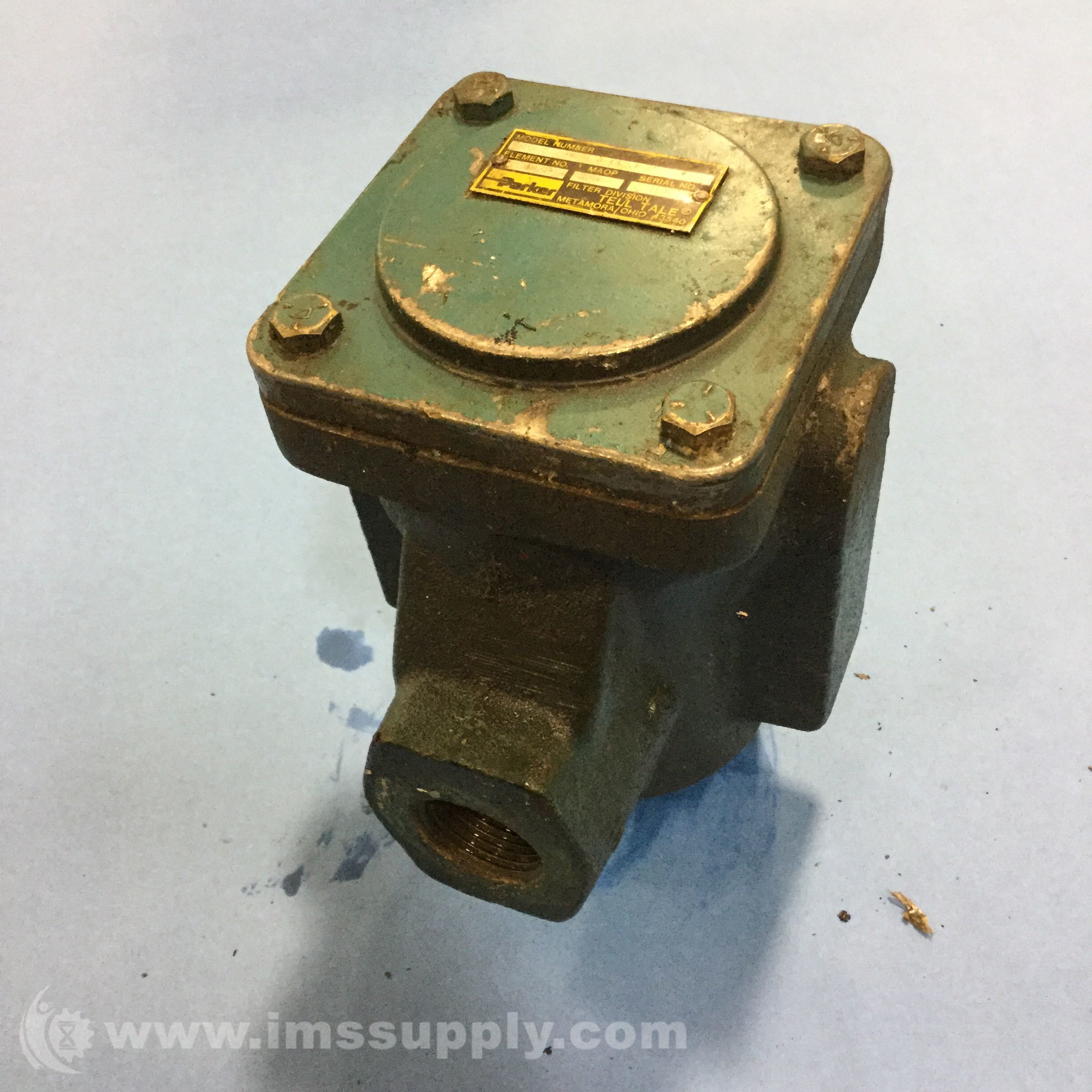 Parker 10-S-74W-M-3-CC-1-75 Tell Tale Hydraulic Filter - IMS Supply