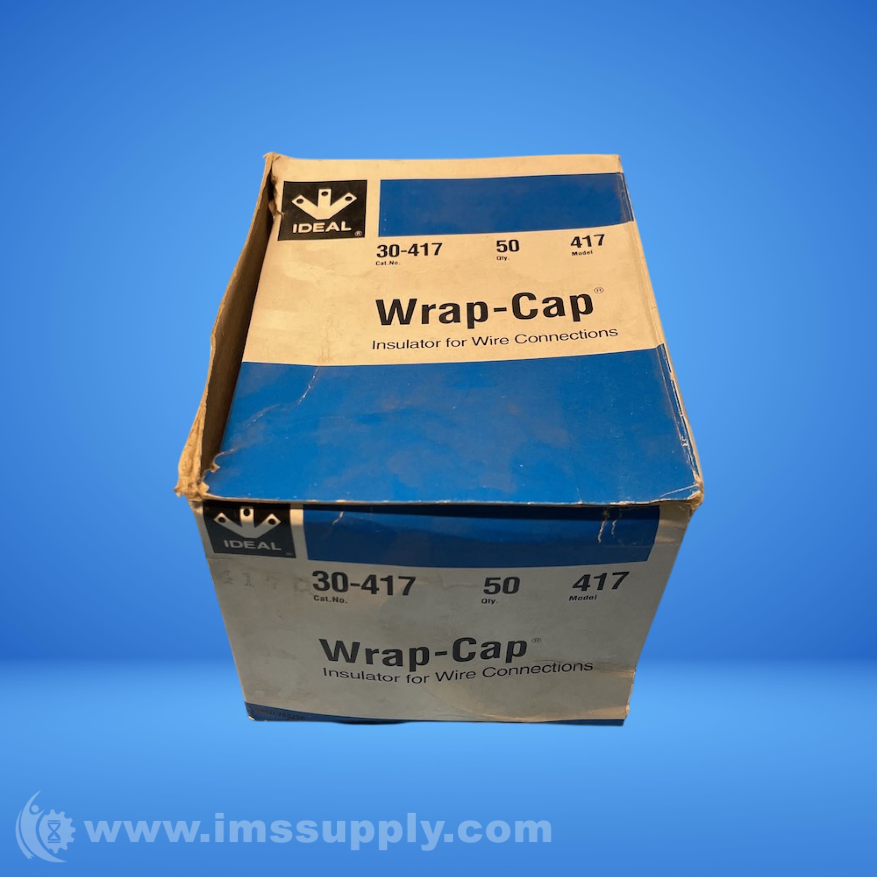 Ideal 30-417 Box of 50 Insulating Caps 600V Nylon - IMS Supply