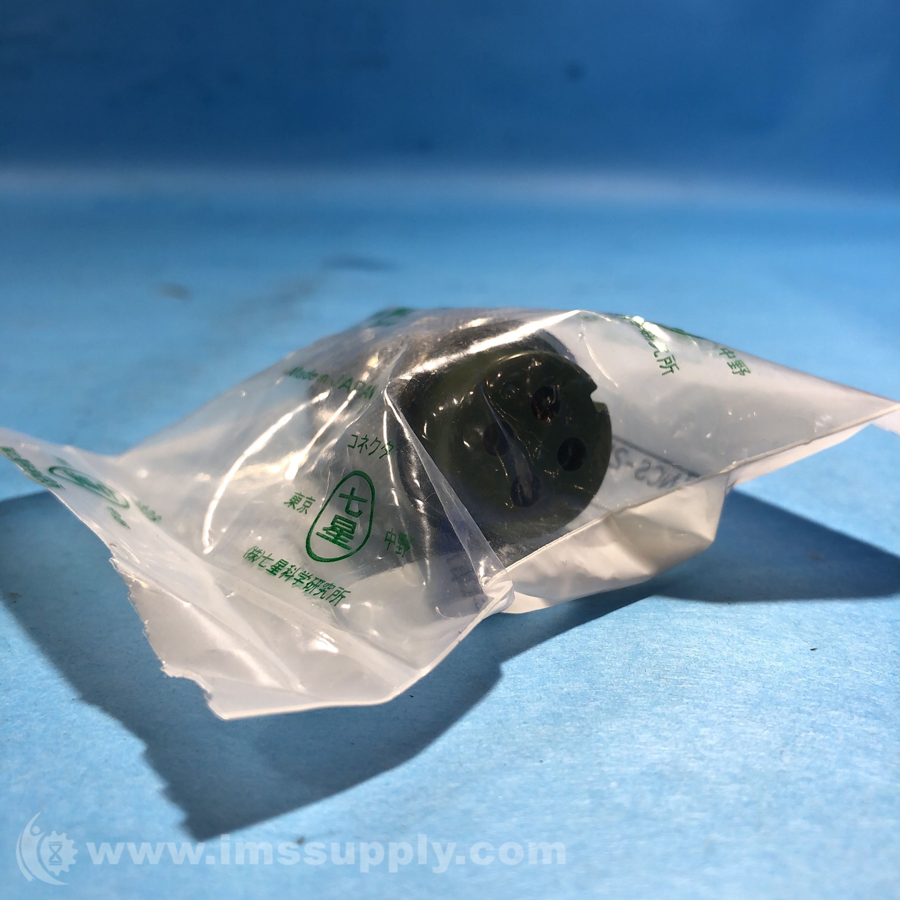 Nanaboshi NCS-254-P Female Plug Connector, 4 Pin, Short Collar - IMS Supply