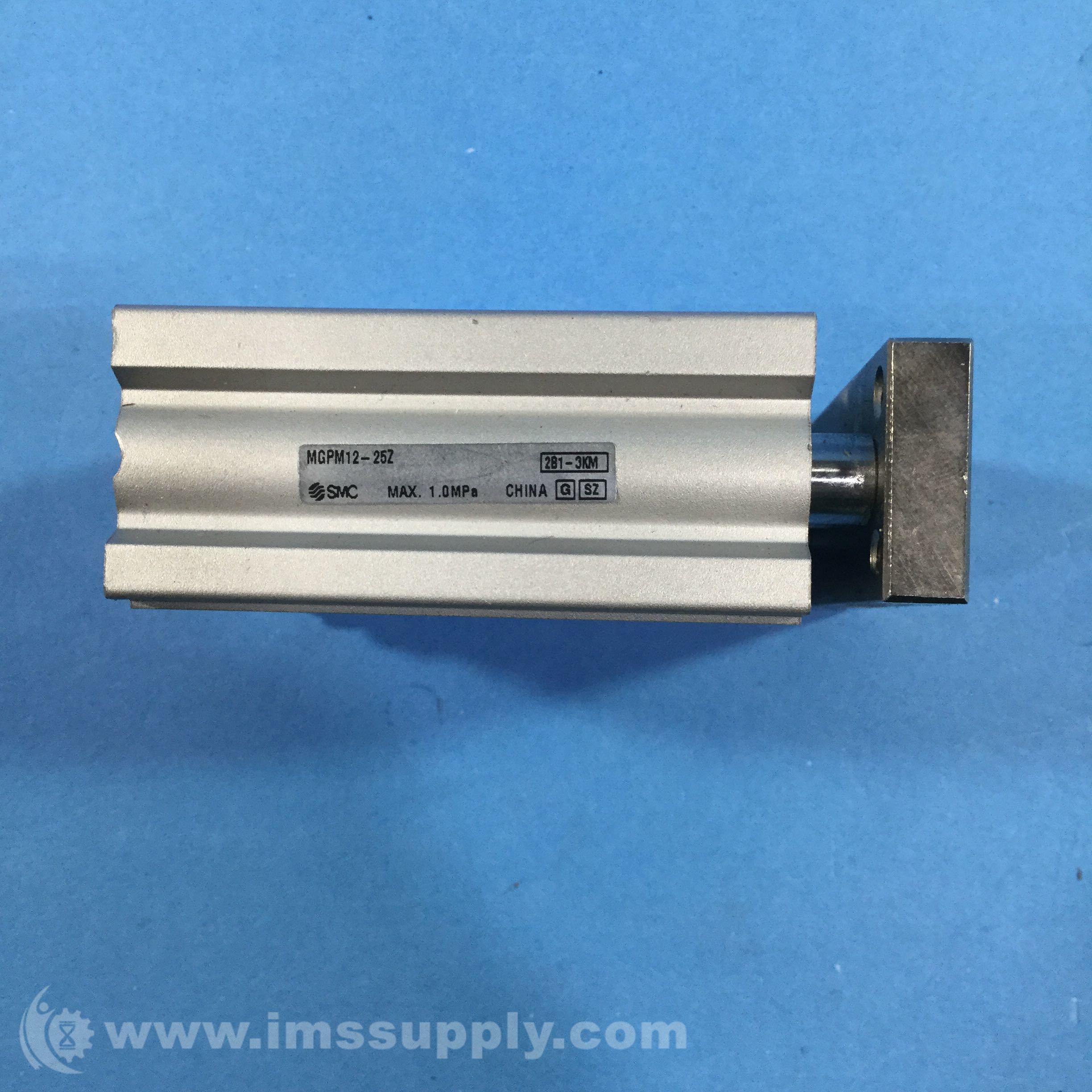 SMC MGPM12-25Z Compact Guide Cylinder, Slide Bearing, MGP Compact - IMS Supply