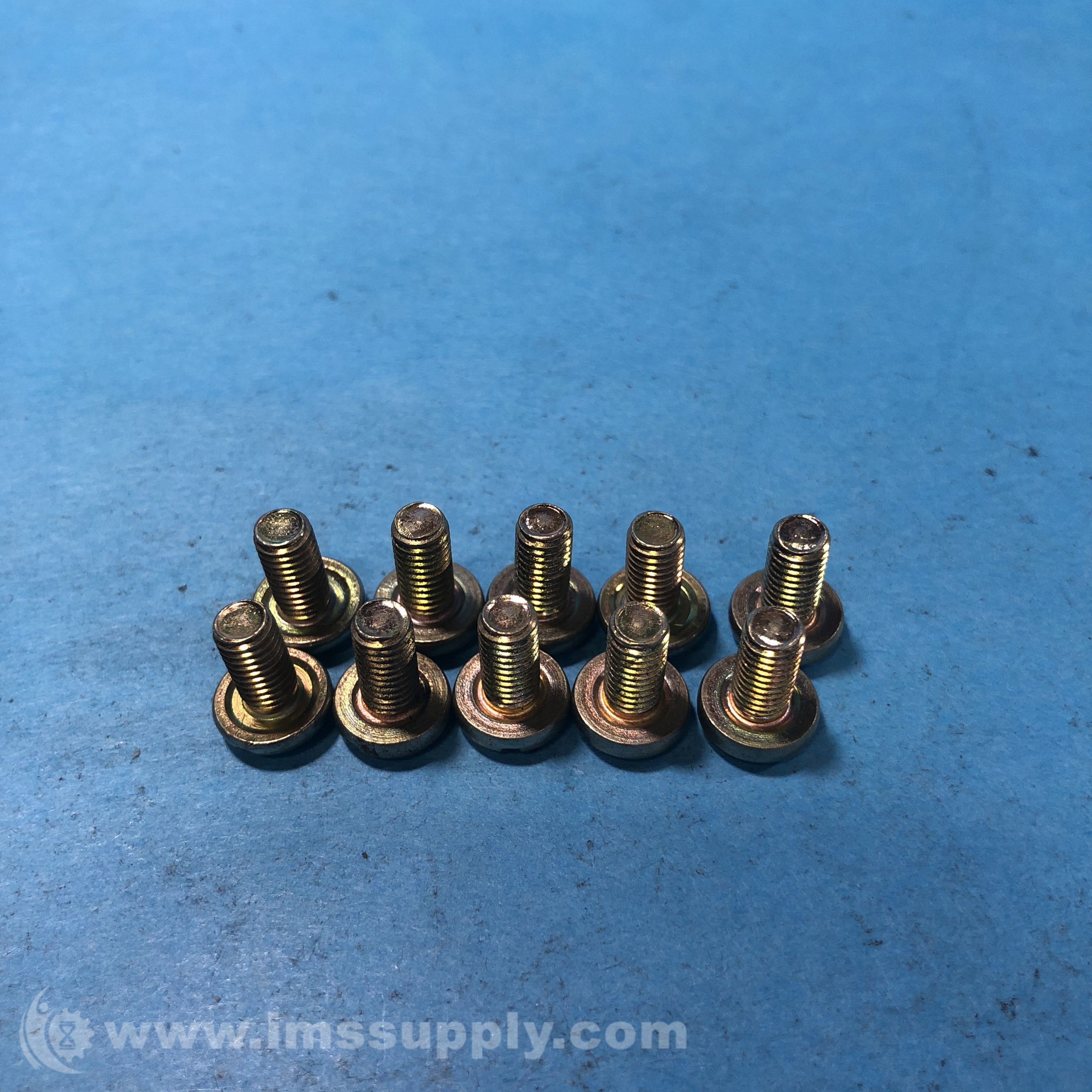 Set of 10 Binding Head Slotted Screws, 1'' LG - IMS Supply