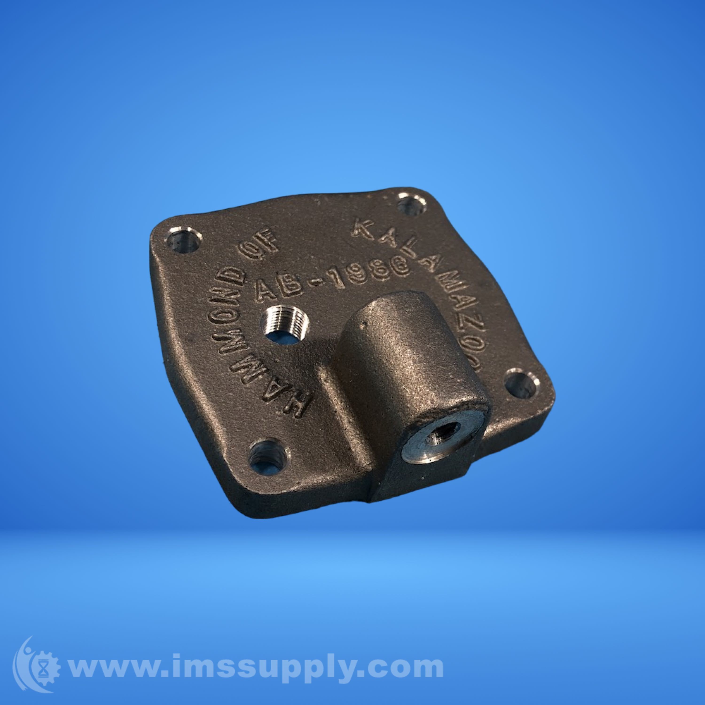 Hammond Roto-Finish AB-1986 Steel Manifold End Plate - IMS Supply