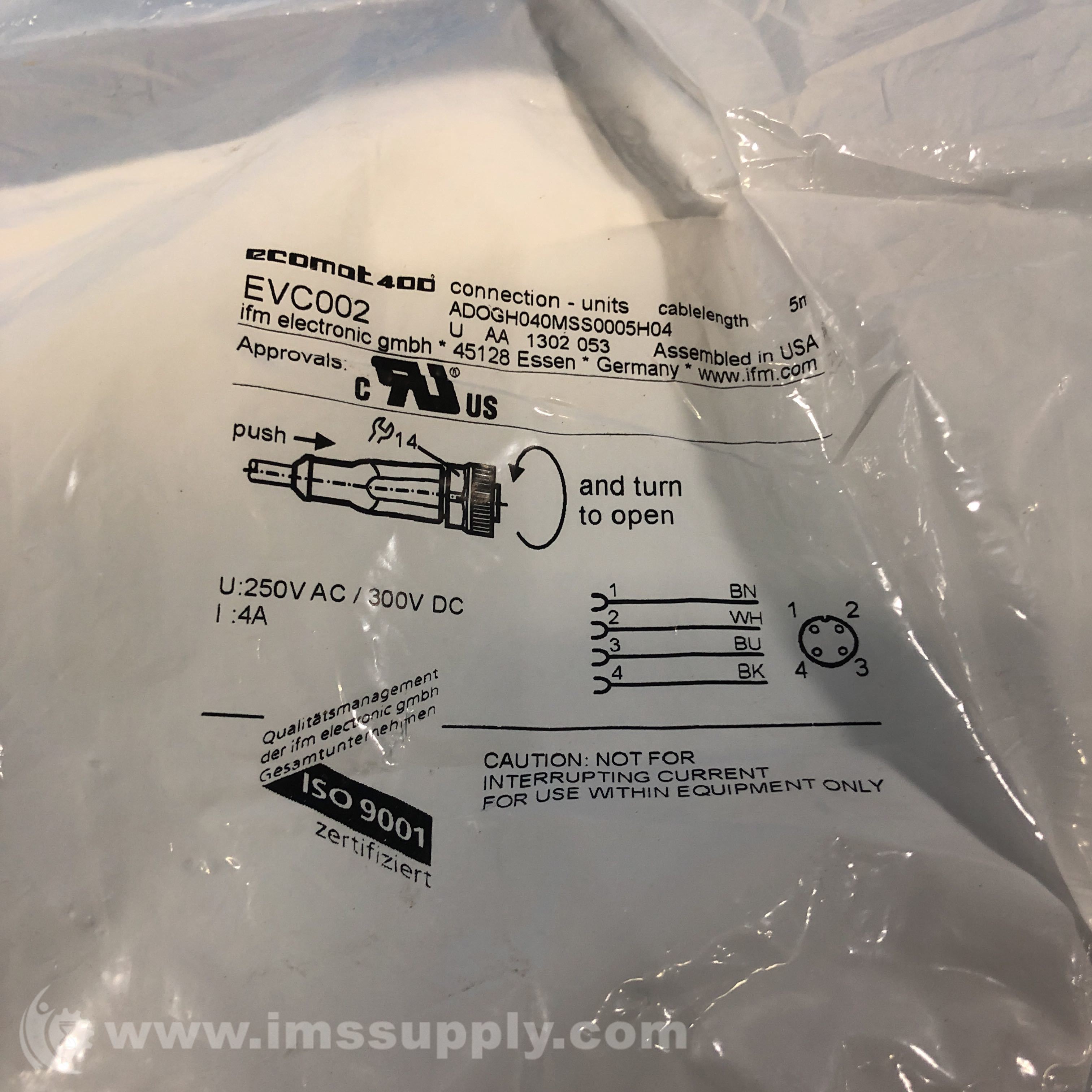 Ifm EVC002 electronic sensor - IMS Supply