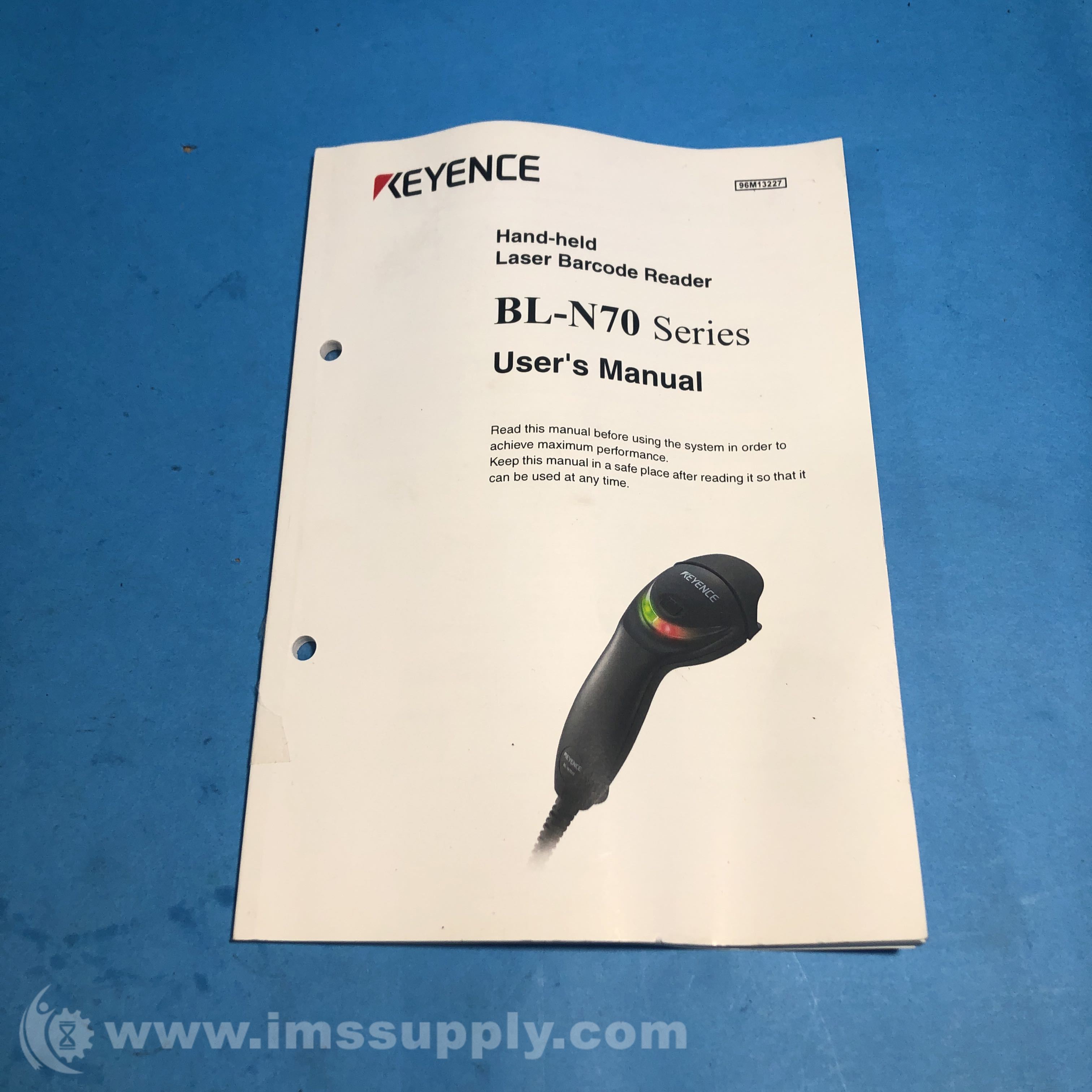 Keyence BL-N70RKE Light and Small Laser Handy Barcode Reader - IMS Supply
