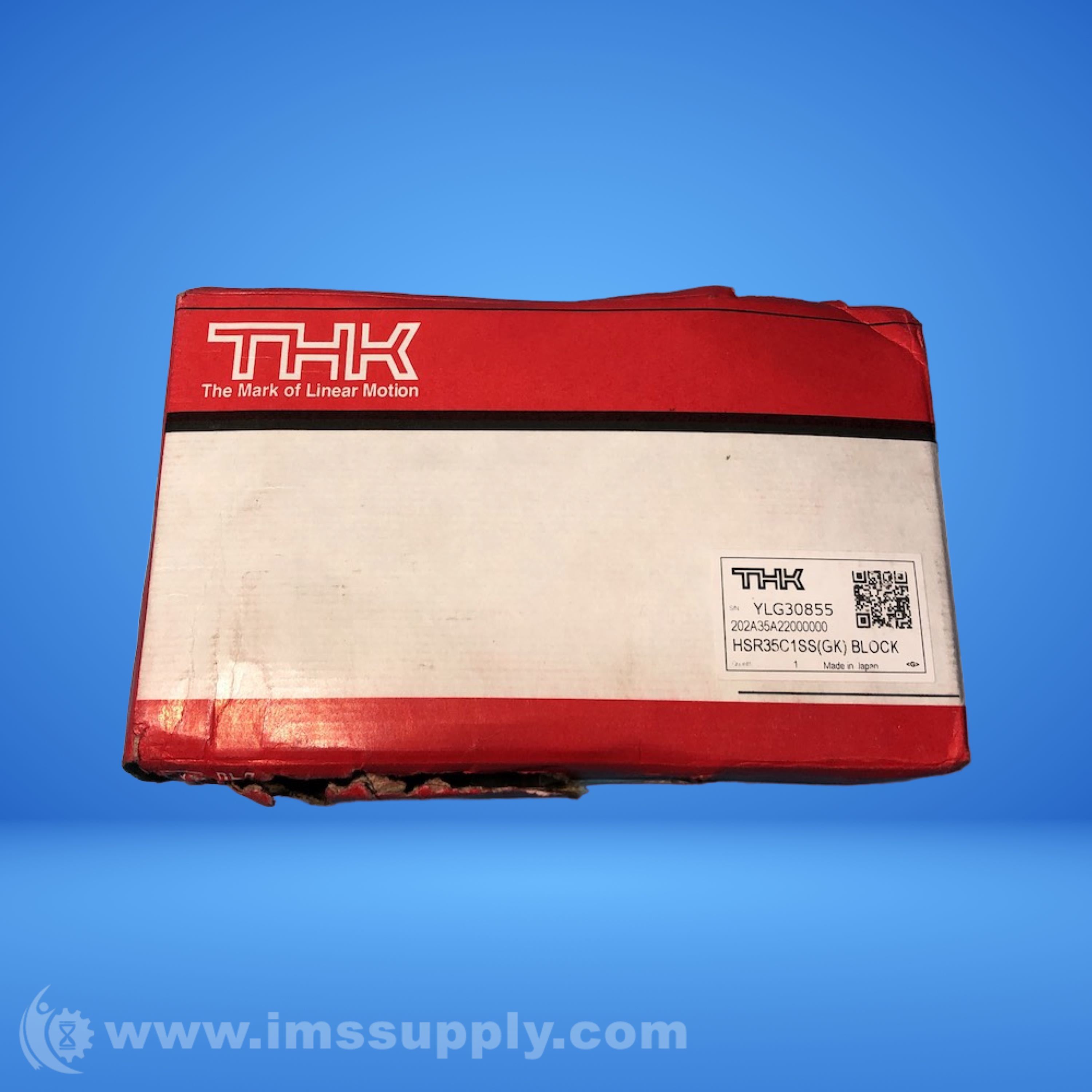 THK HSR35C1SS Linear Guide Block, Interchangeable, Standard Grade - IMS Supply
