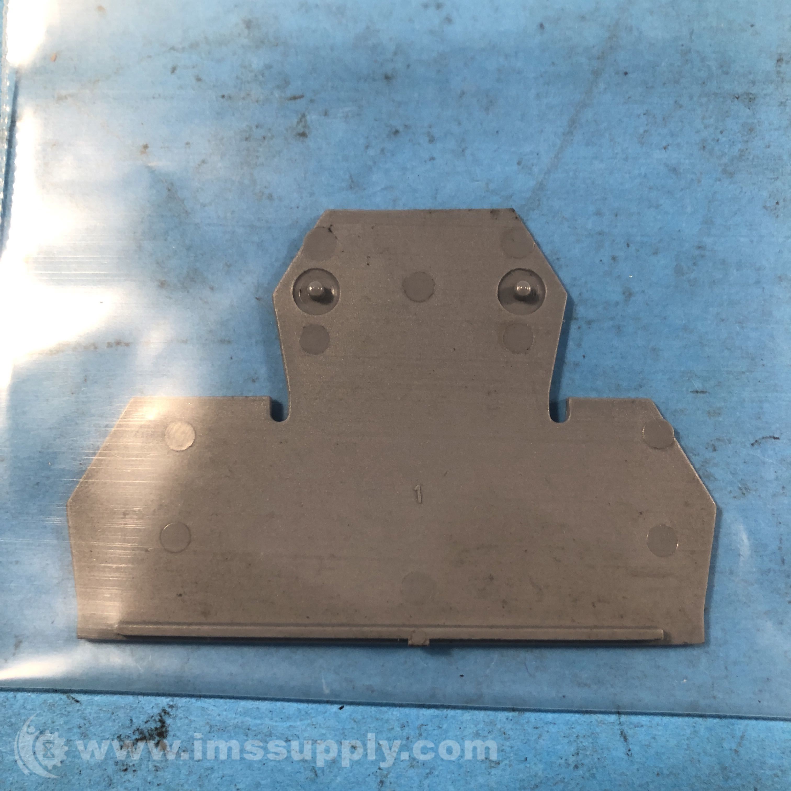 Morsettitalia 43096 Terminal Block End Plate 72X55X1.5MM - IMS Supply
