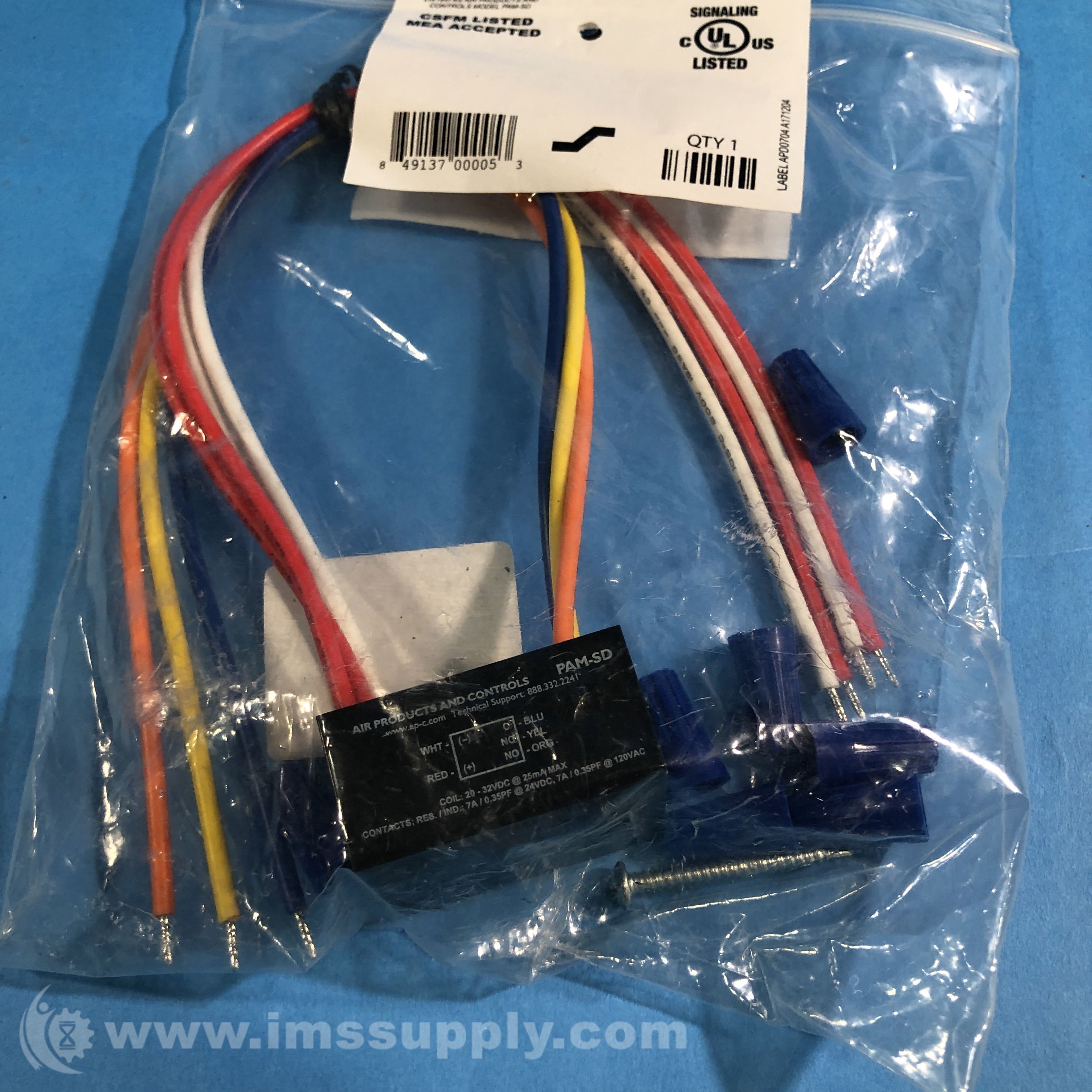 Air Products and Controls 477-824 PAM-SD Fire Alarm Relay - IMS Supply