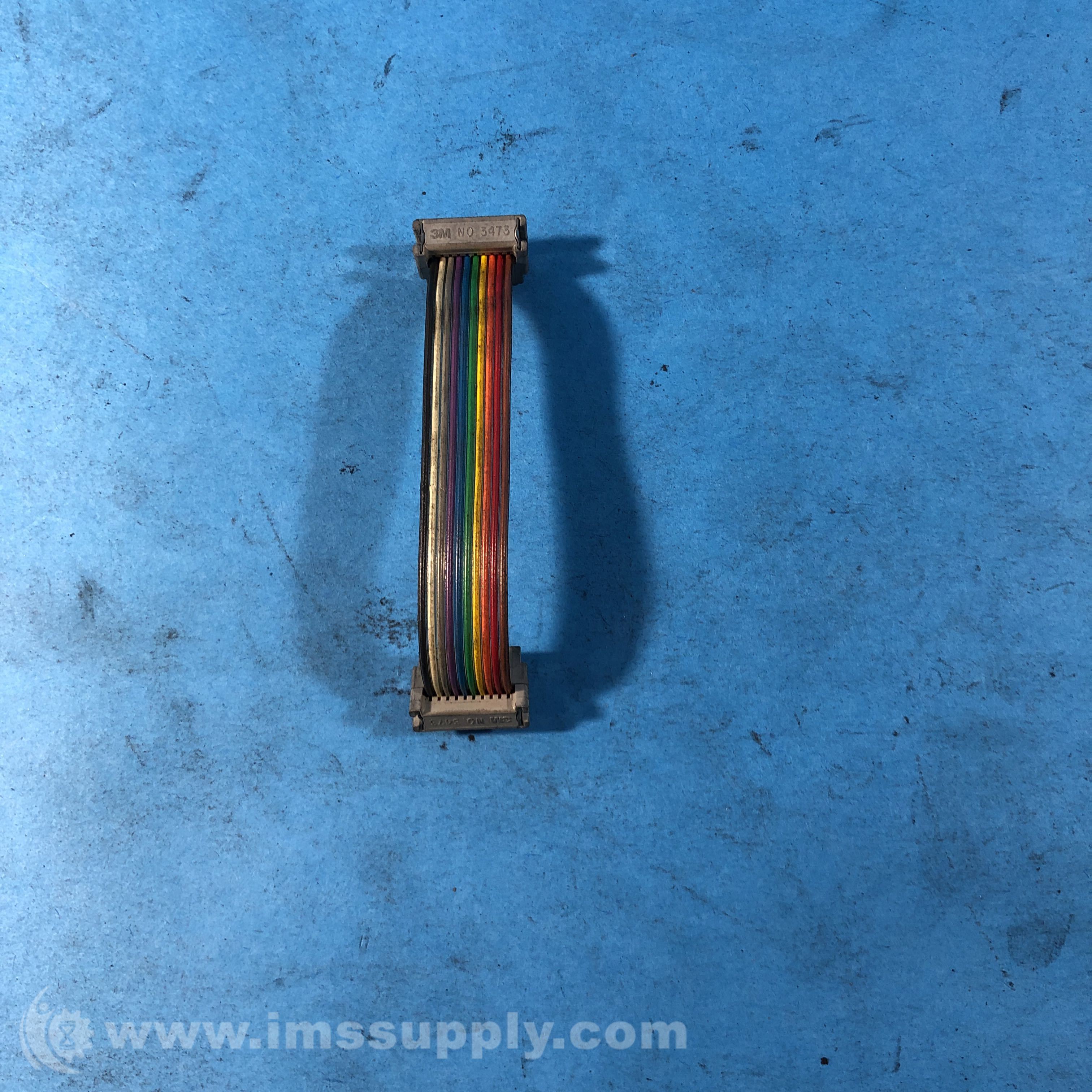 3M 3473 10 Pin Rainbow Ribbon Cable - IMS Supply