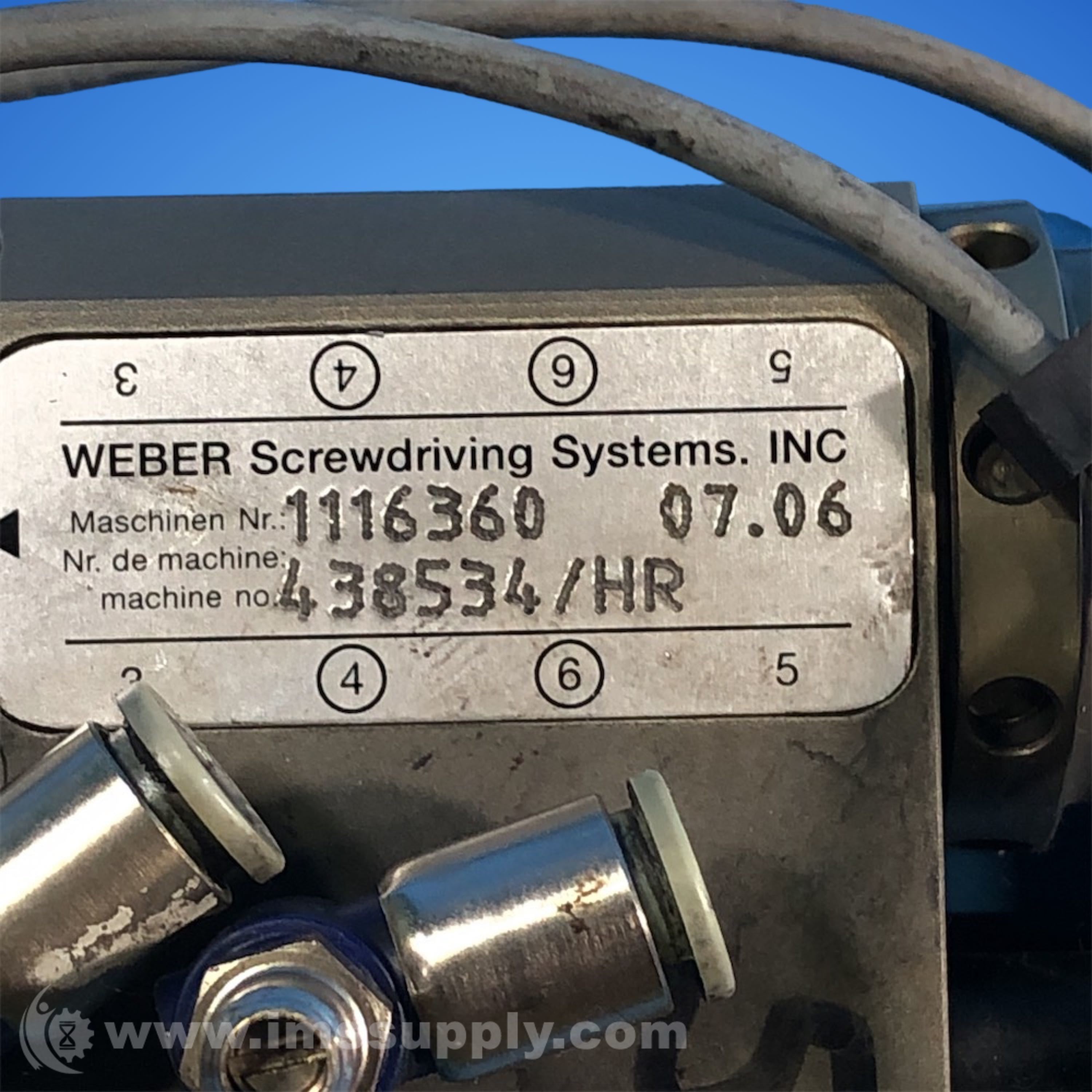 Weber 1116360 - IMS Supply