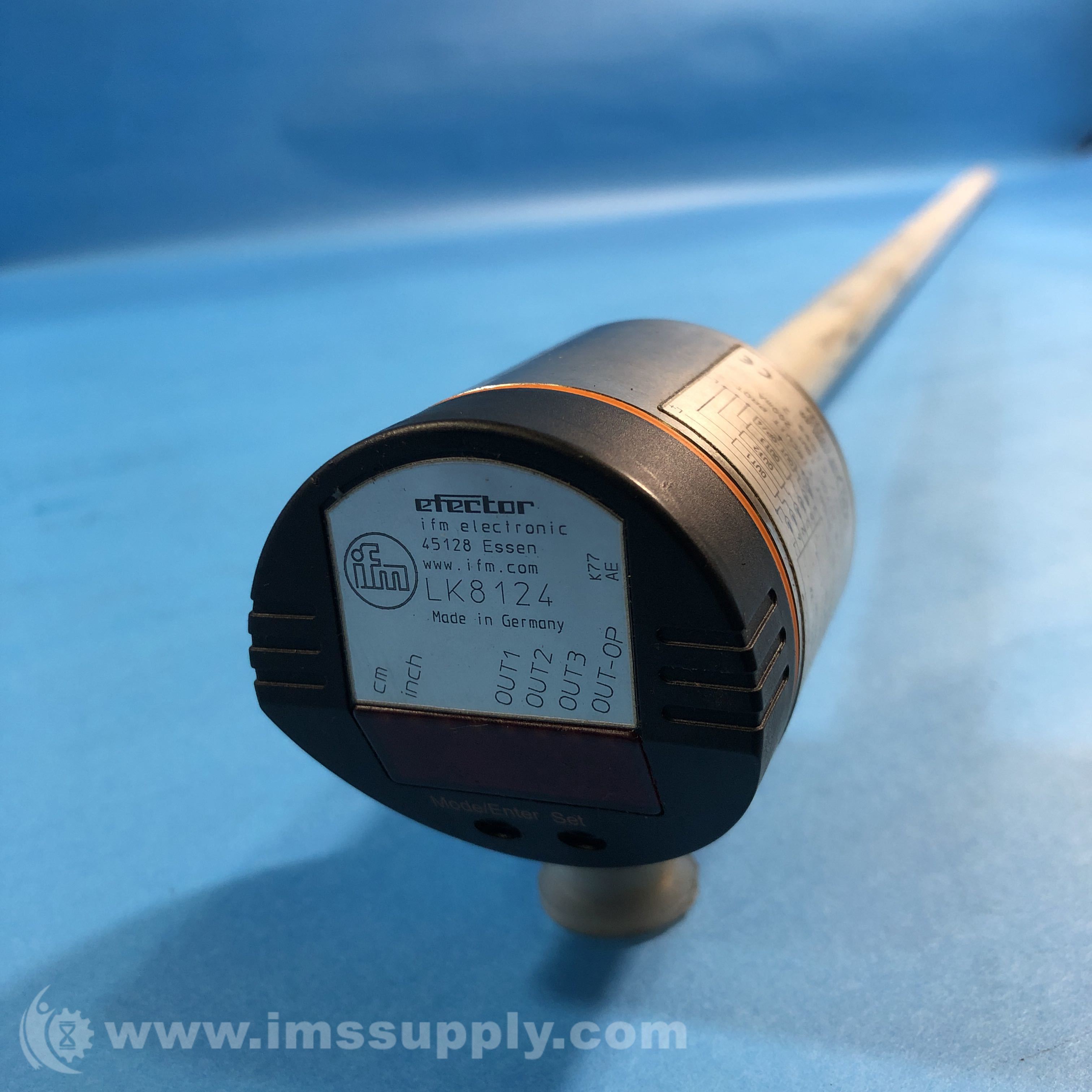 IFM Efector LK8124 Electronic Level Sensor - IMS Supply