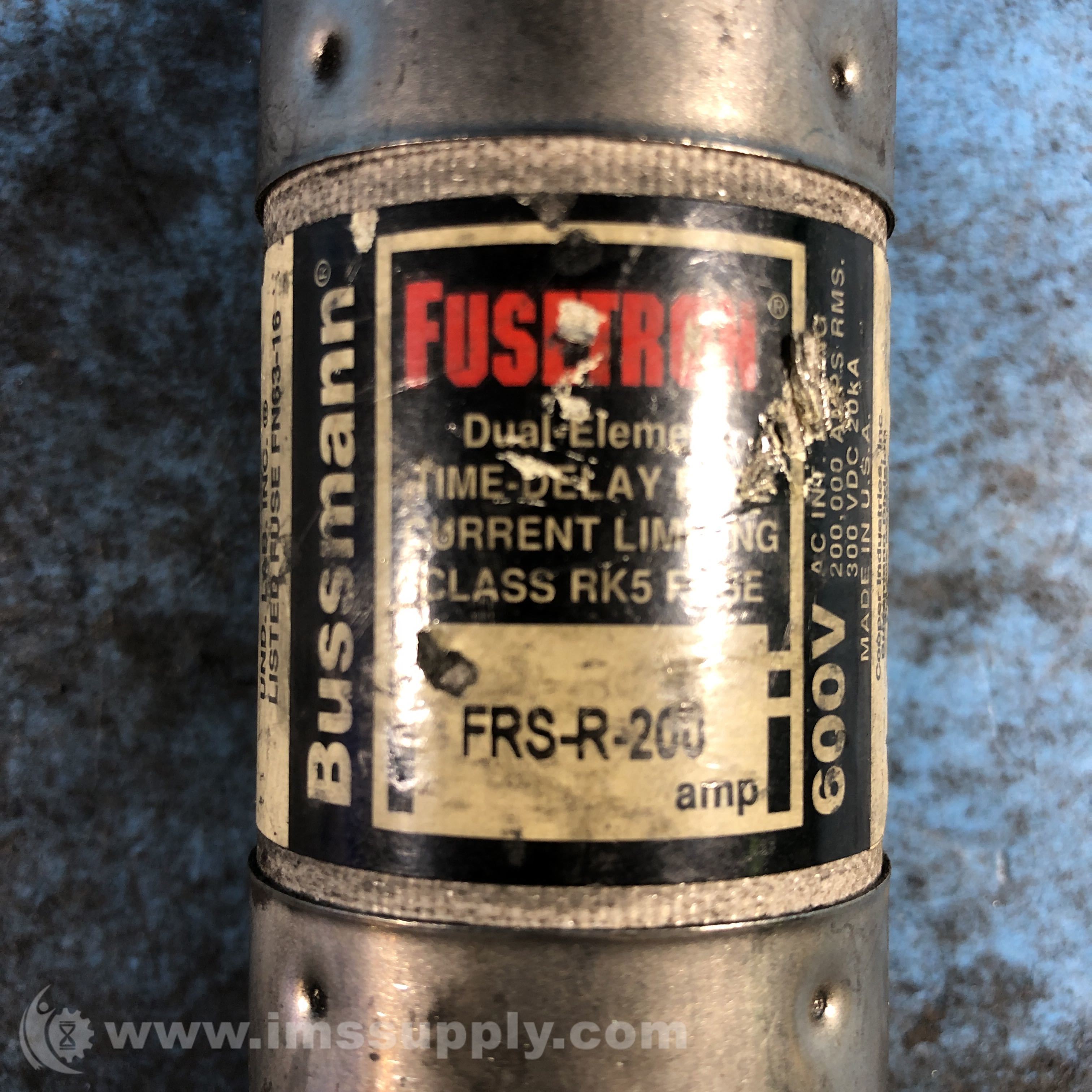 FUSETRON FRS-R-200 Voltage 600V - IMS Supply