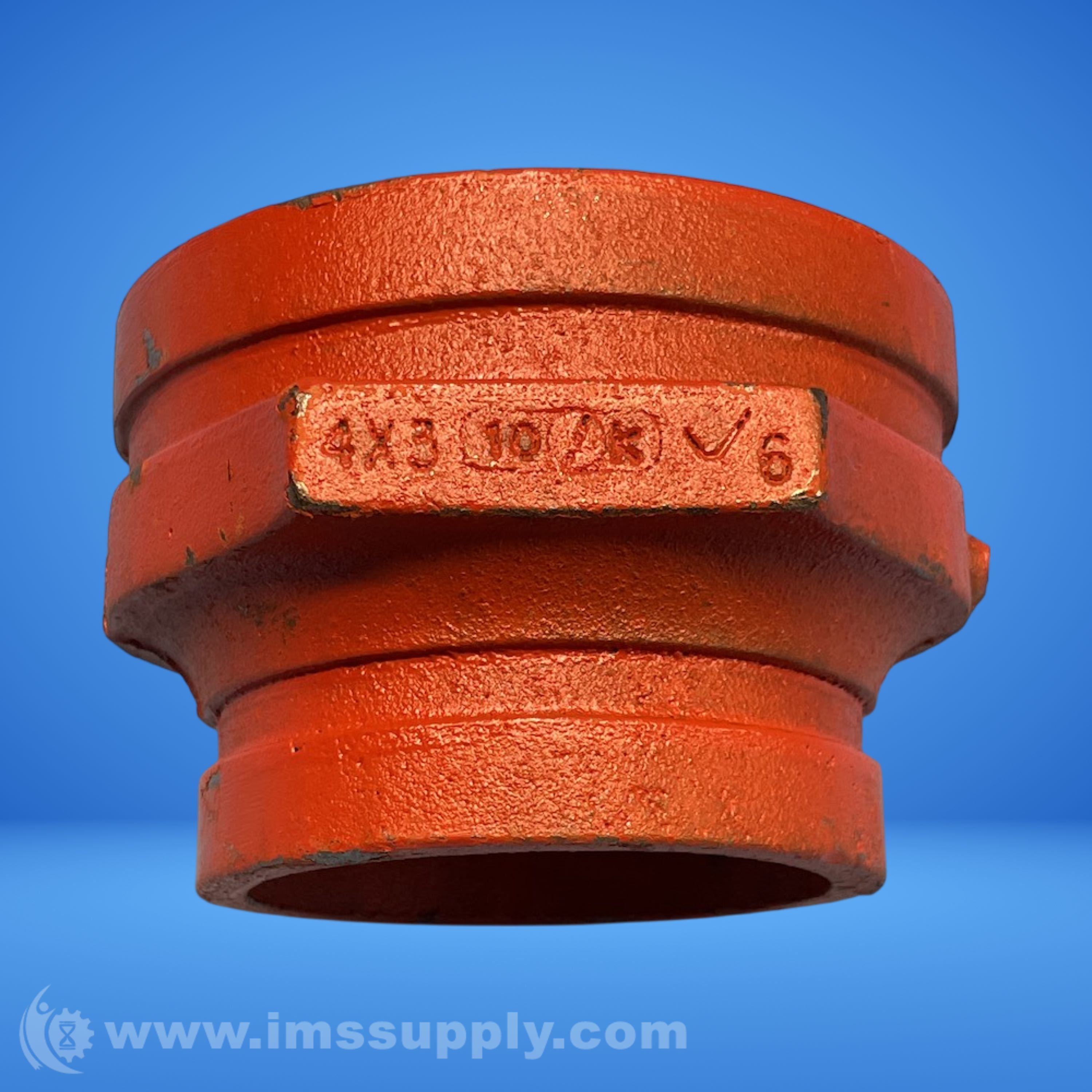 Victaulic NO.50 Concentric Reducer Fitting, 4in x 3in - IMS Supply