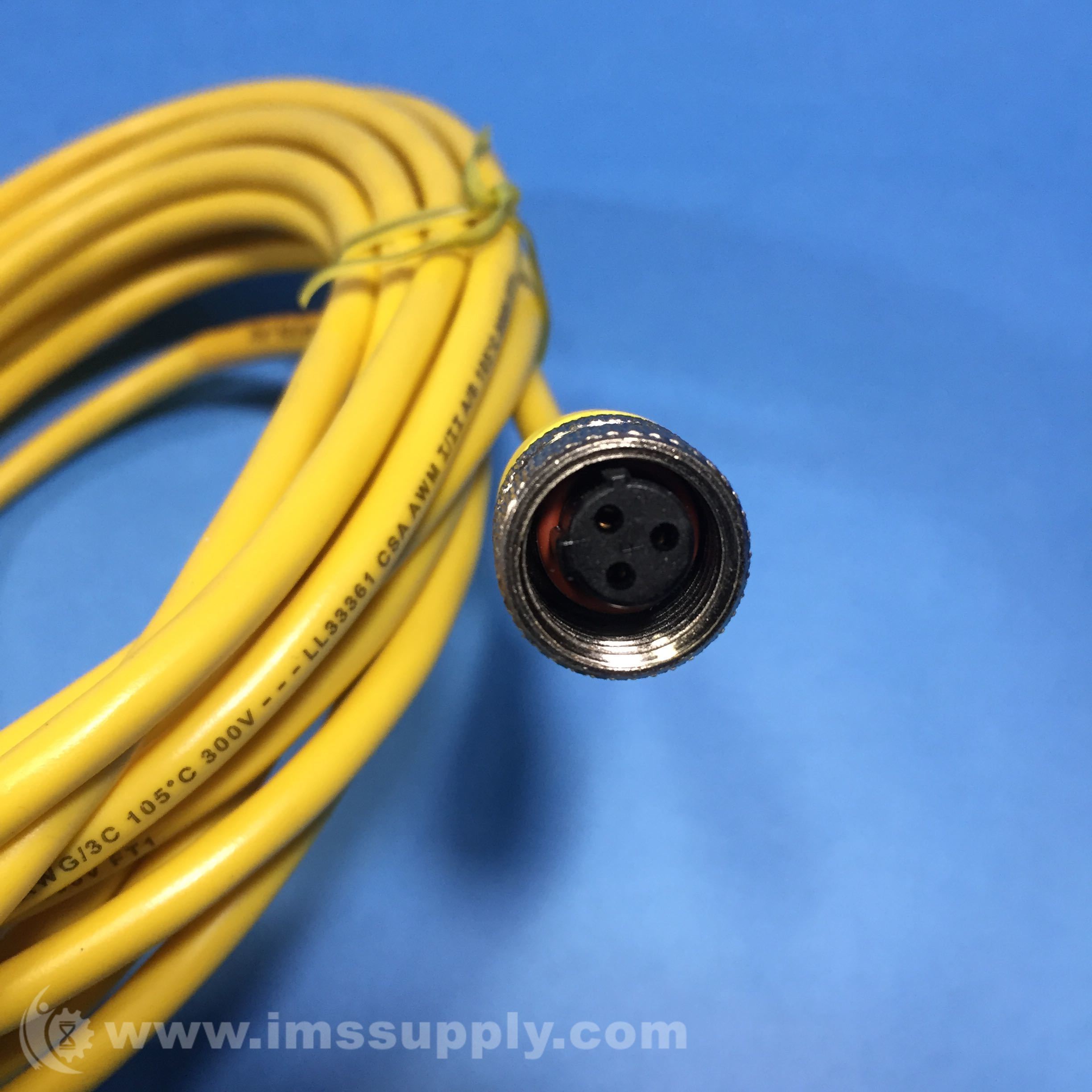 IFM Efector E18213 PVC Female Cordset, 5M LG, 1/2 Connector - IMS Supply
